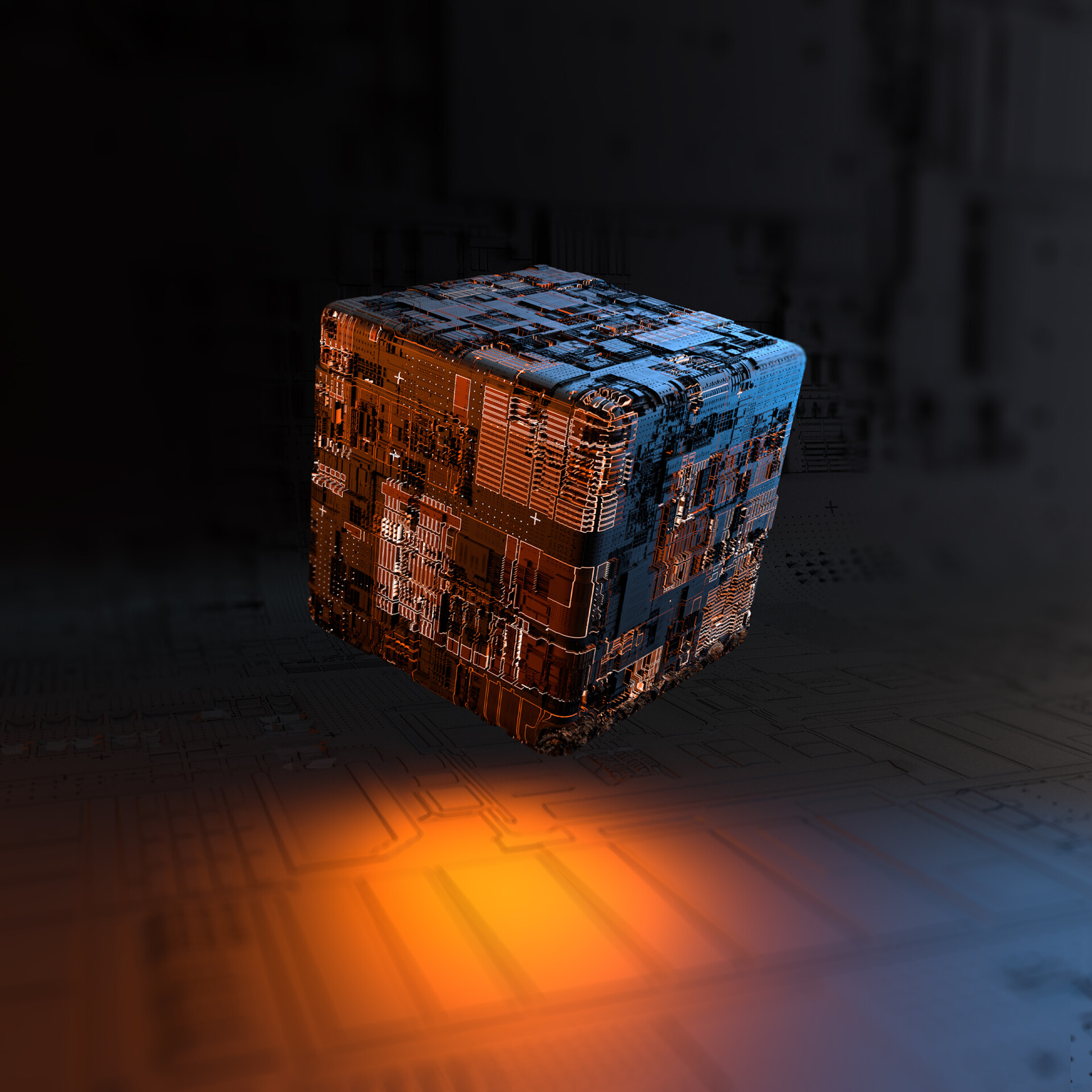 ArtStation - Sci-fi Cube