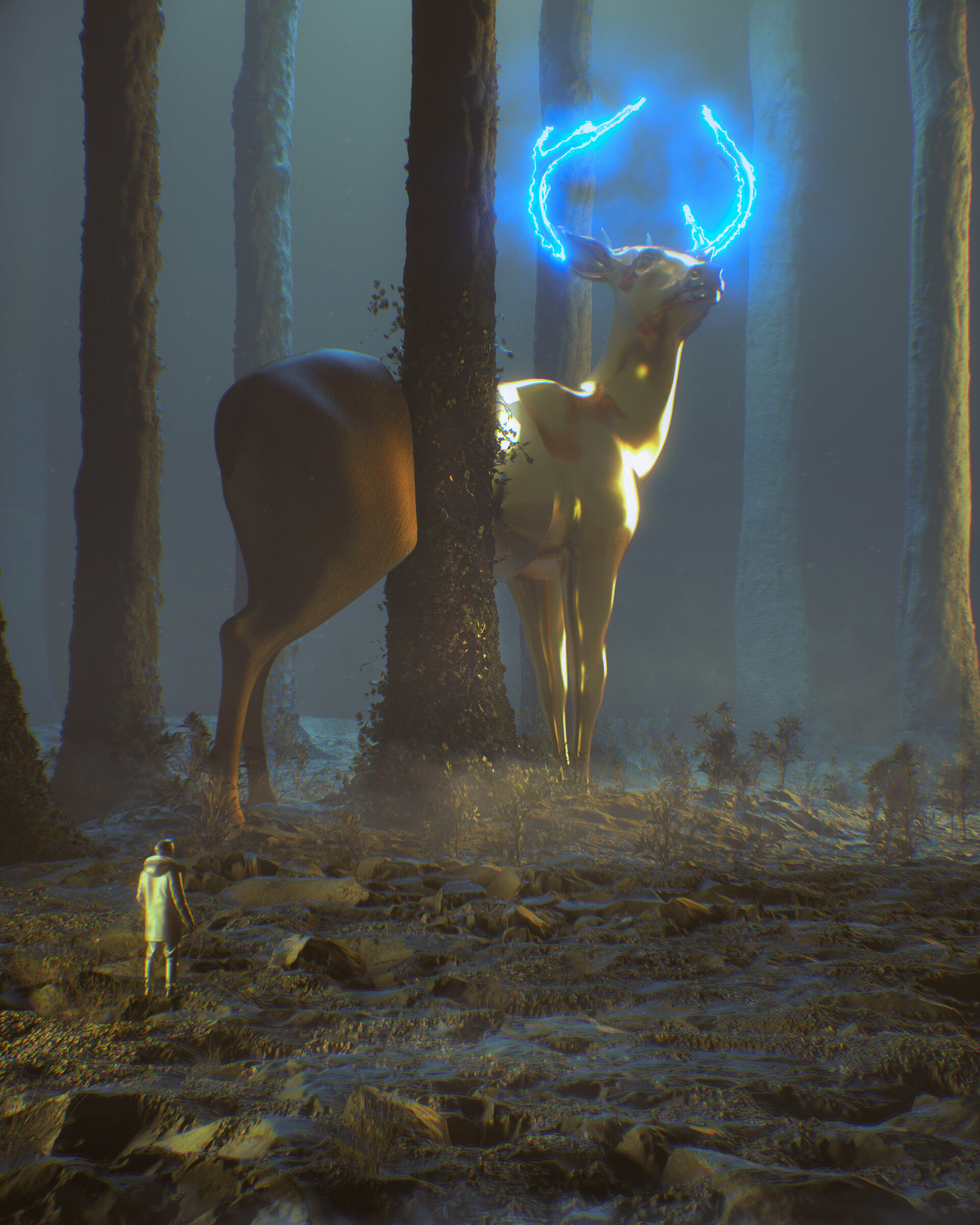 ArtStation - NEON DEER