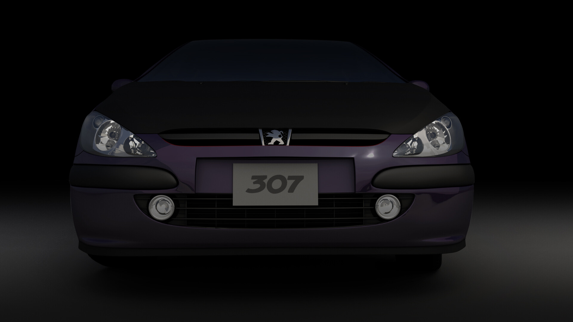 ArtStation - 3D Peugeot 307
