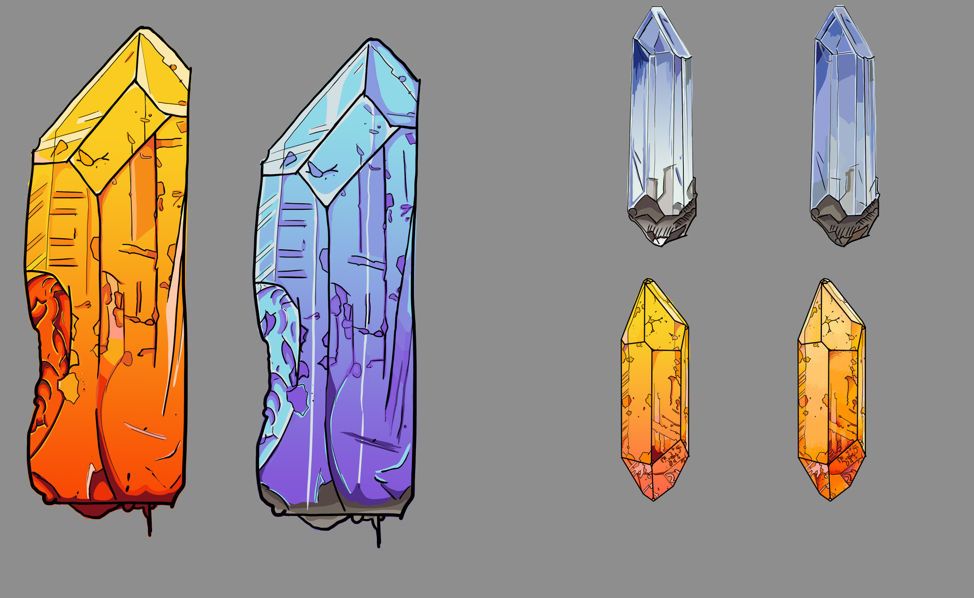 ArtStation - Crystal studies