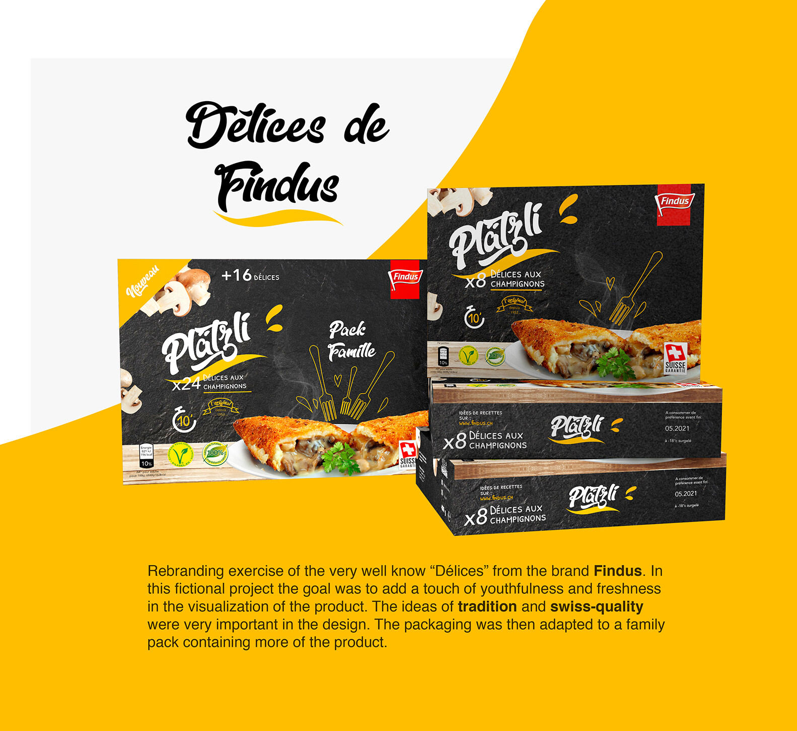 ArtStation - Packaging design - Délices de Findus