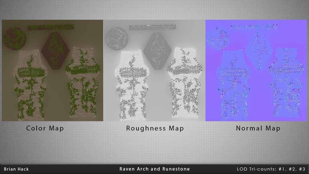 Brian Hack - Raven Arch and Runestone - Environmental Prop