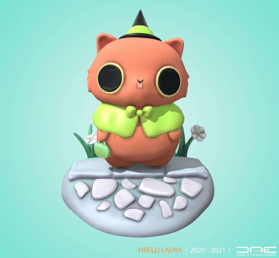 Laura Pirelli - Wizard Cat - Concept by Heathersketcheroos