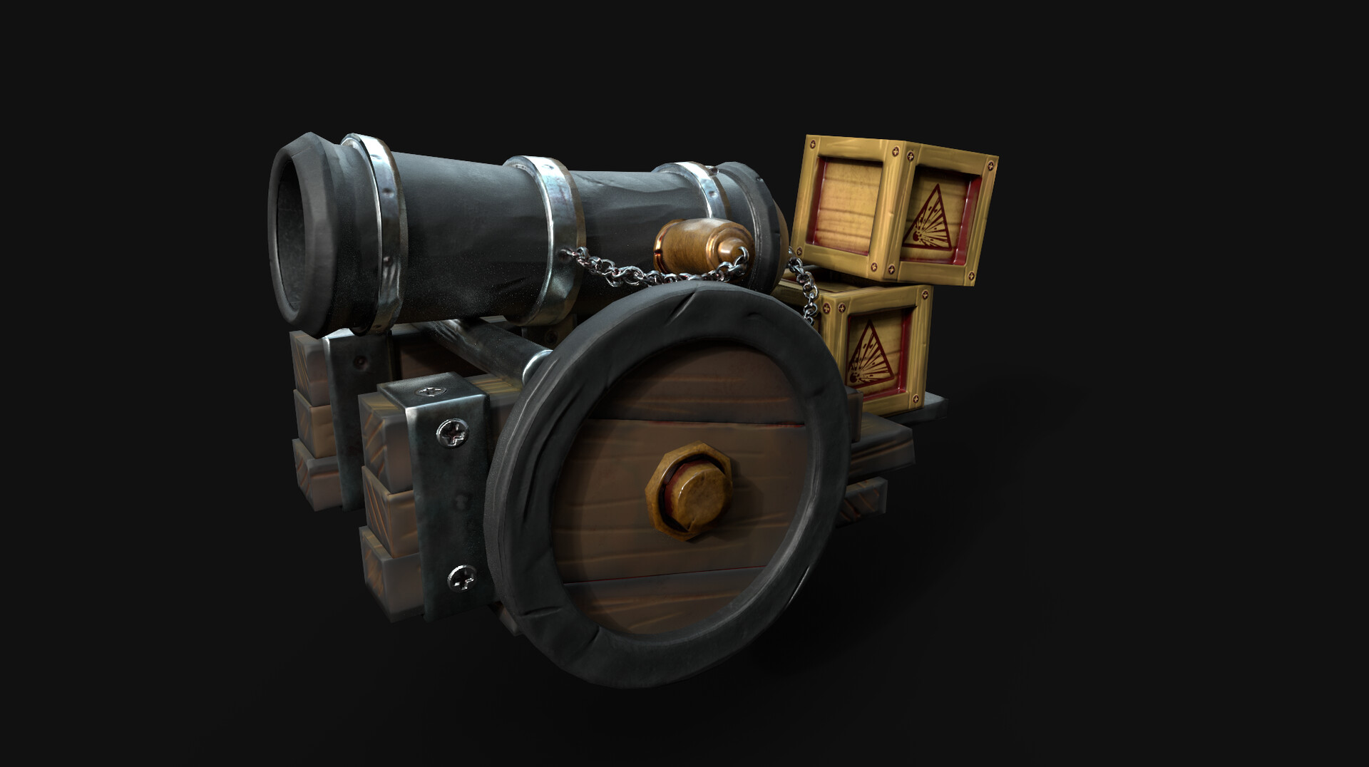 ArtStation - Stylized Cannon