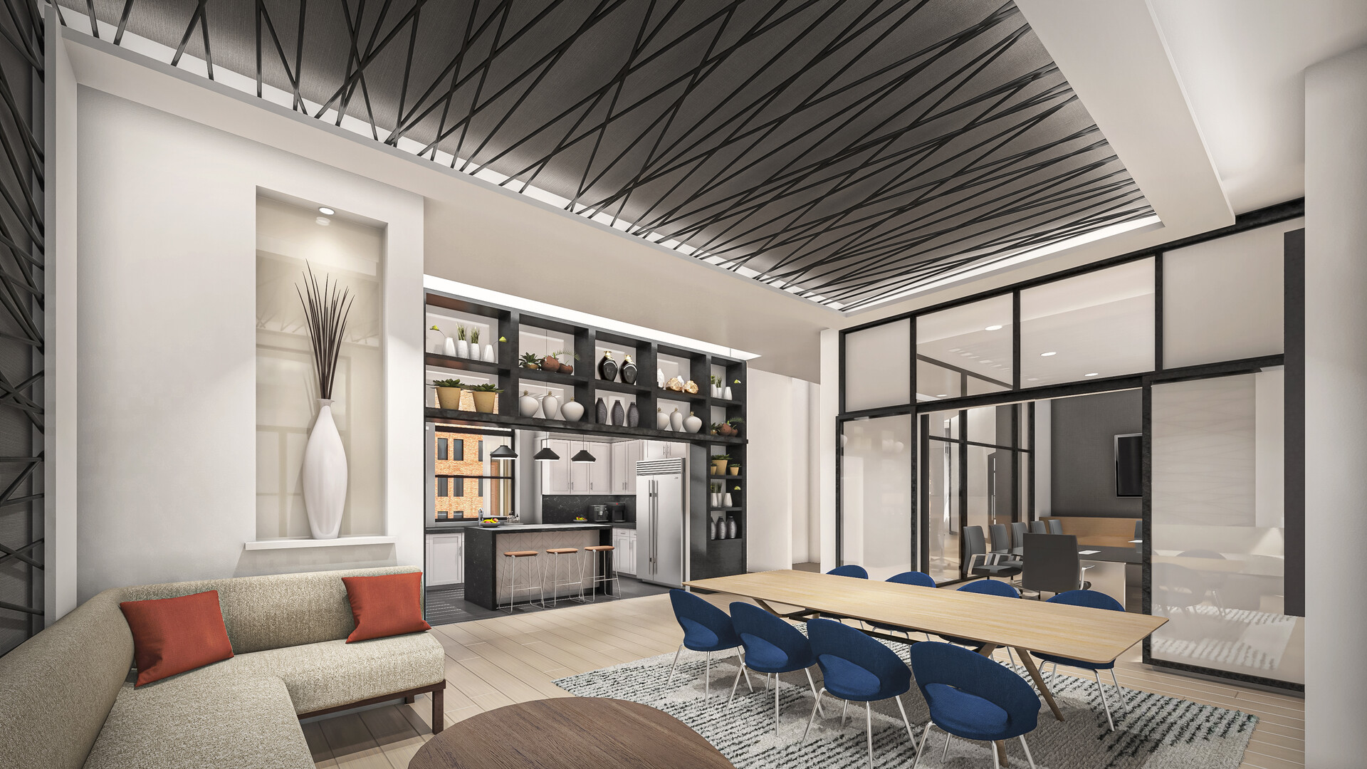 ArtStation - CGI Render- Workplace Interior