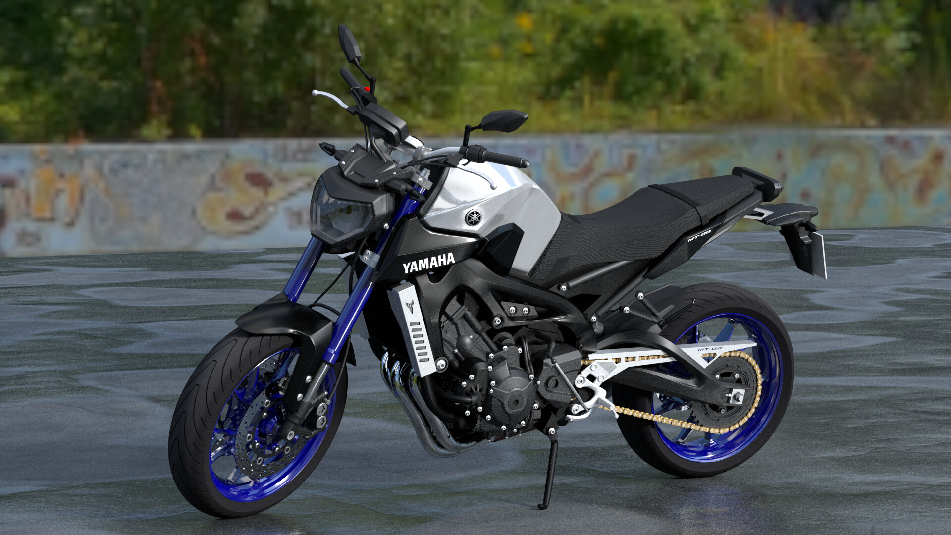ArtStation - Yamaha MT-09