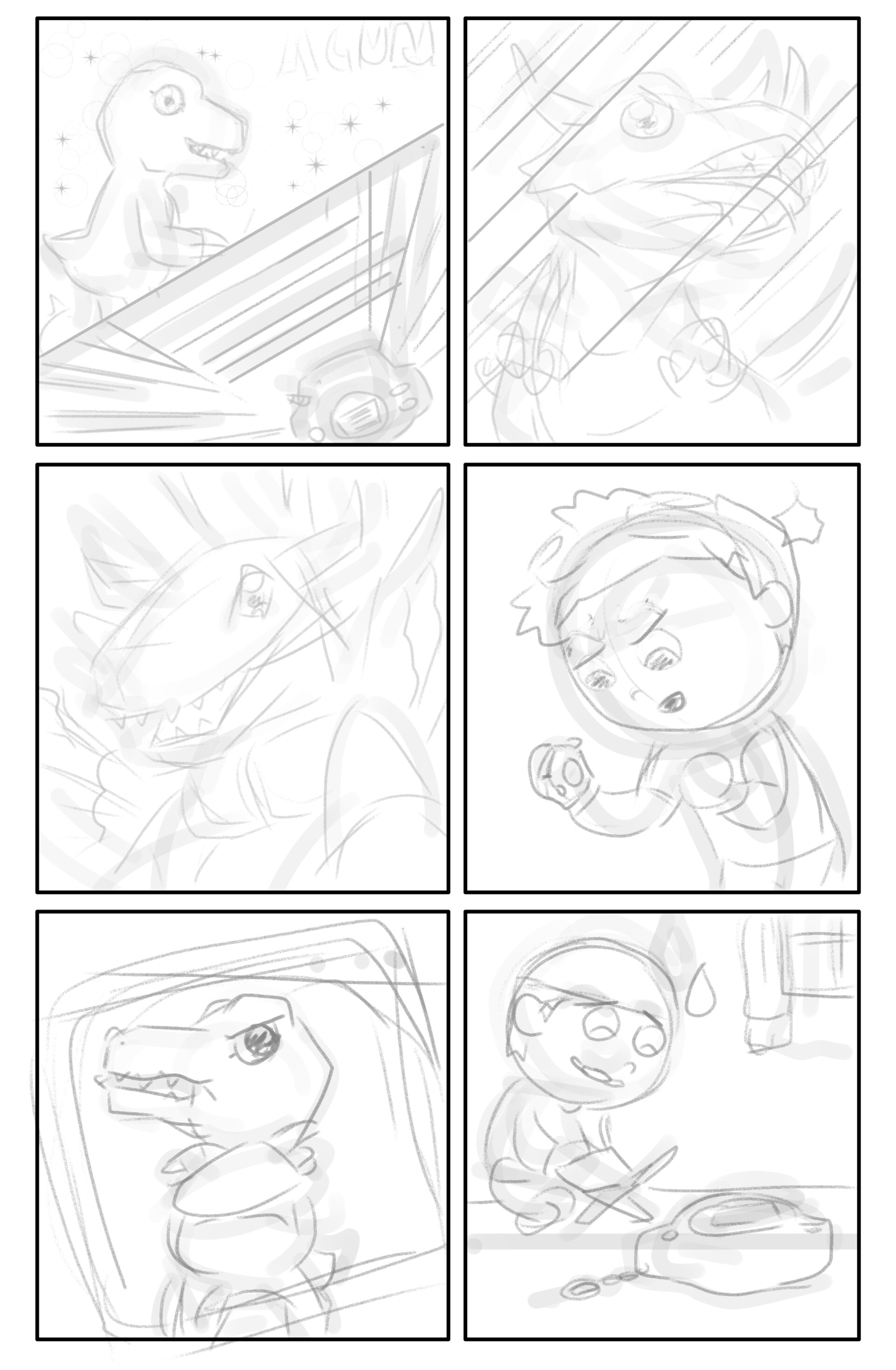 ArtStation - Comic for Digimon Fans