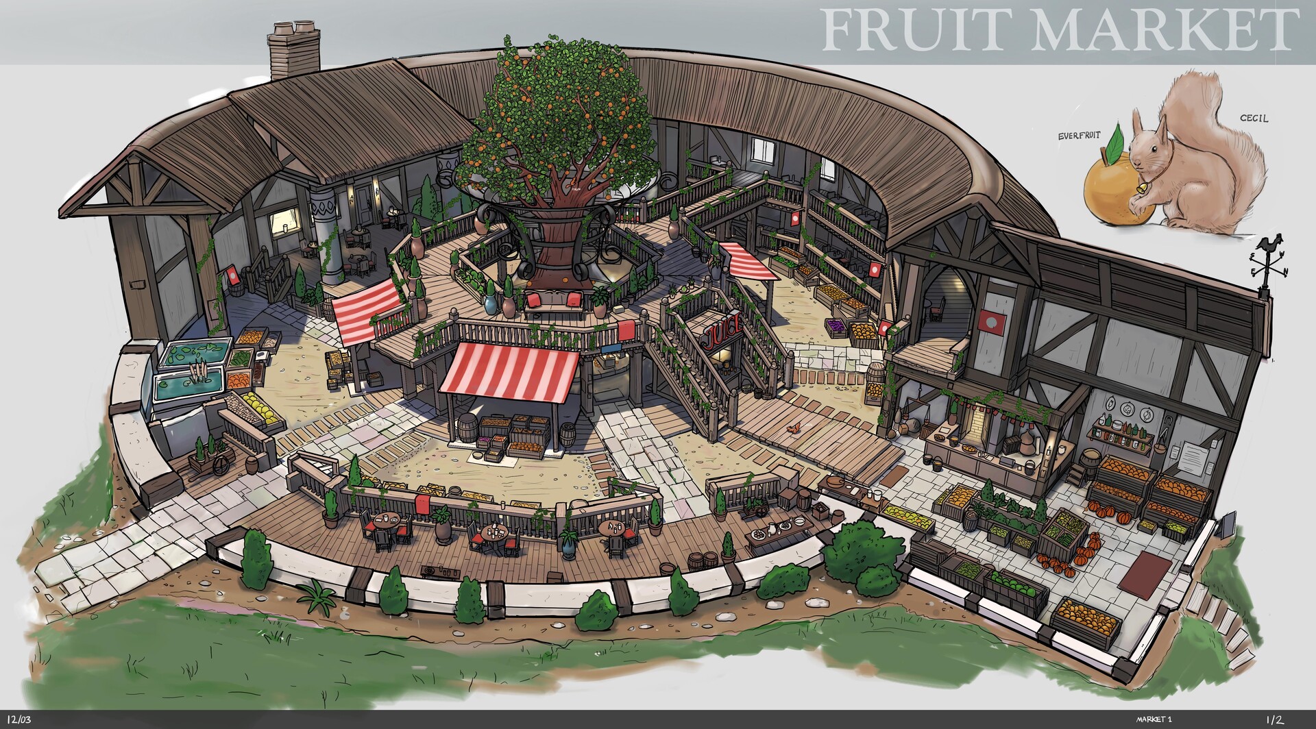 ArtStation - Fruit Market