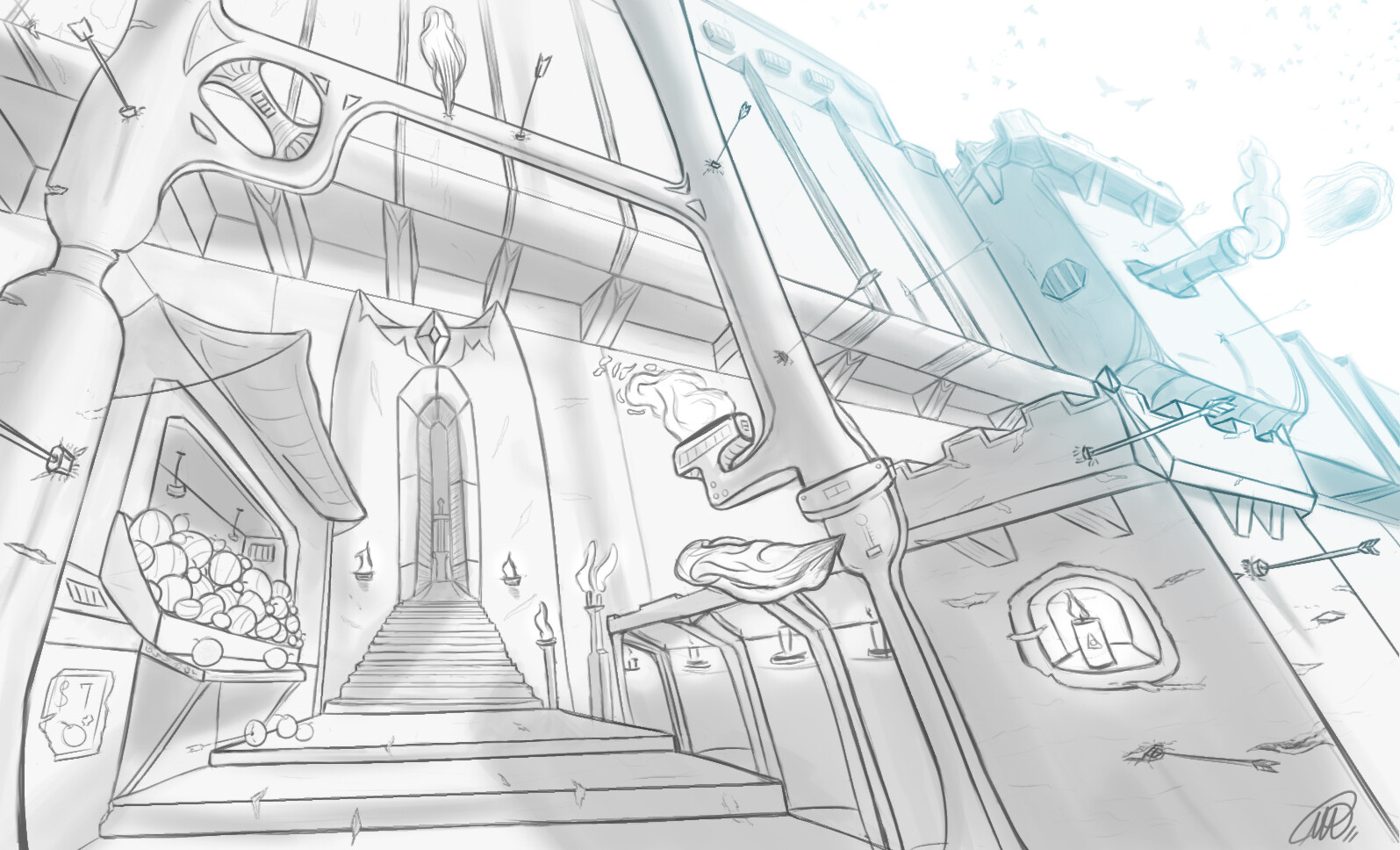 ArtStation - At the Edge of Battle