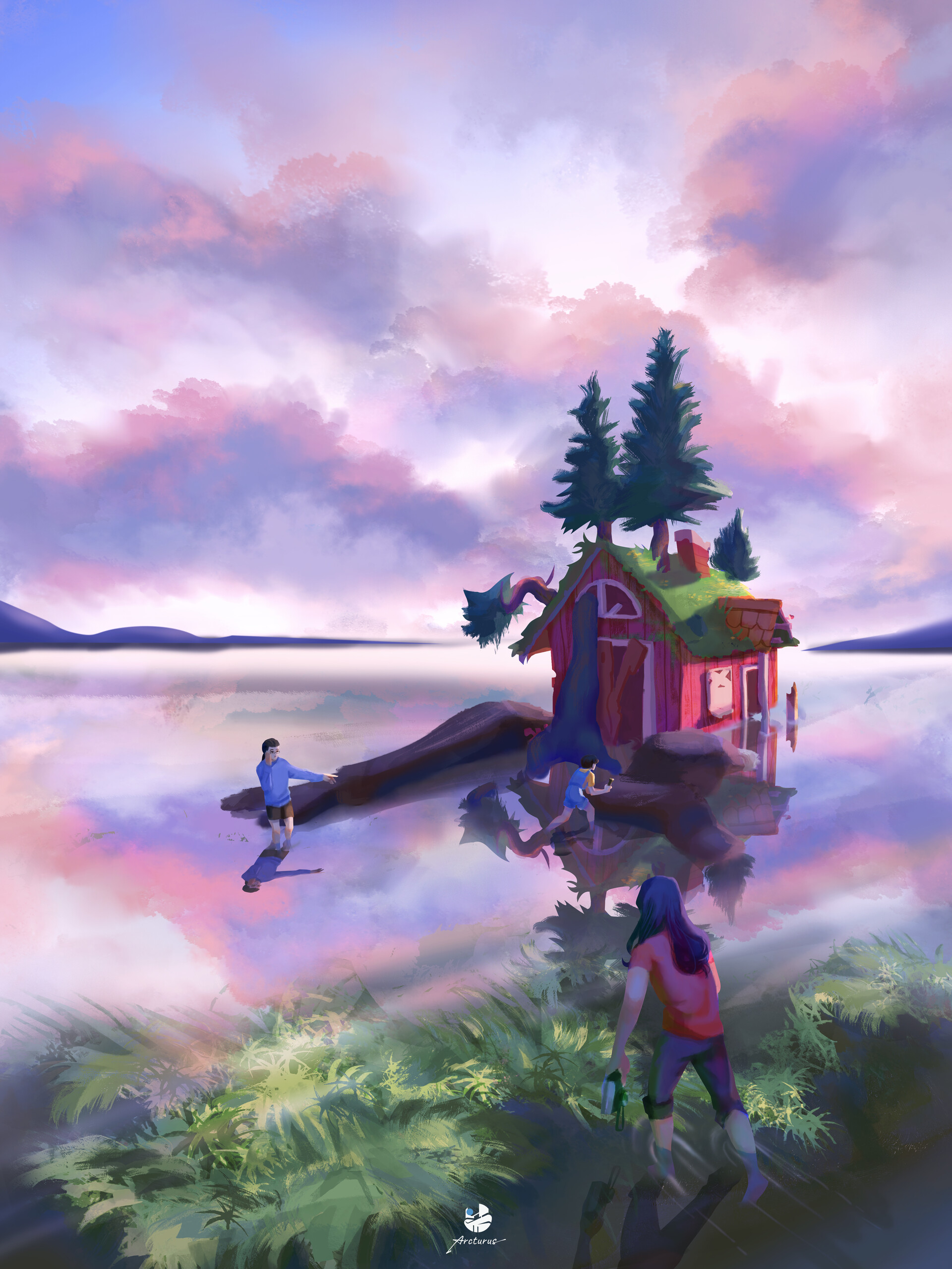 ArtStation - Red House