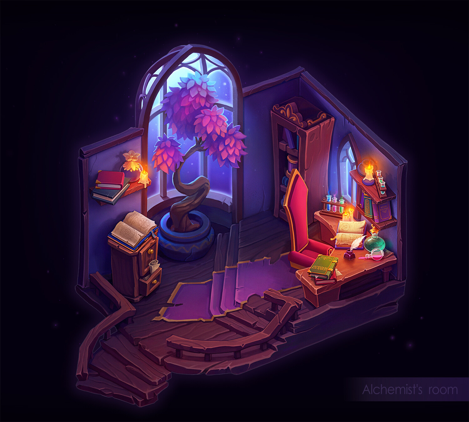 ArtStation - Alchemist's room