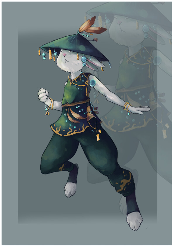 ArtStation - Rabbit Monk