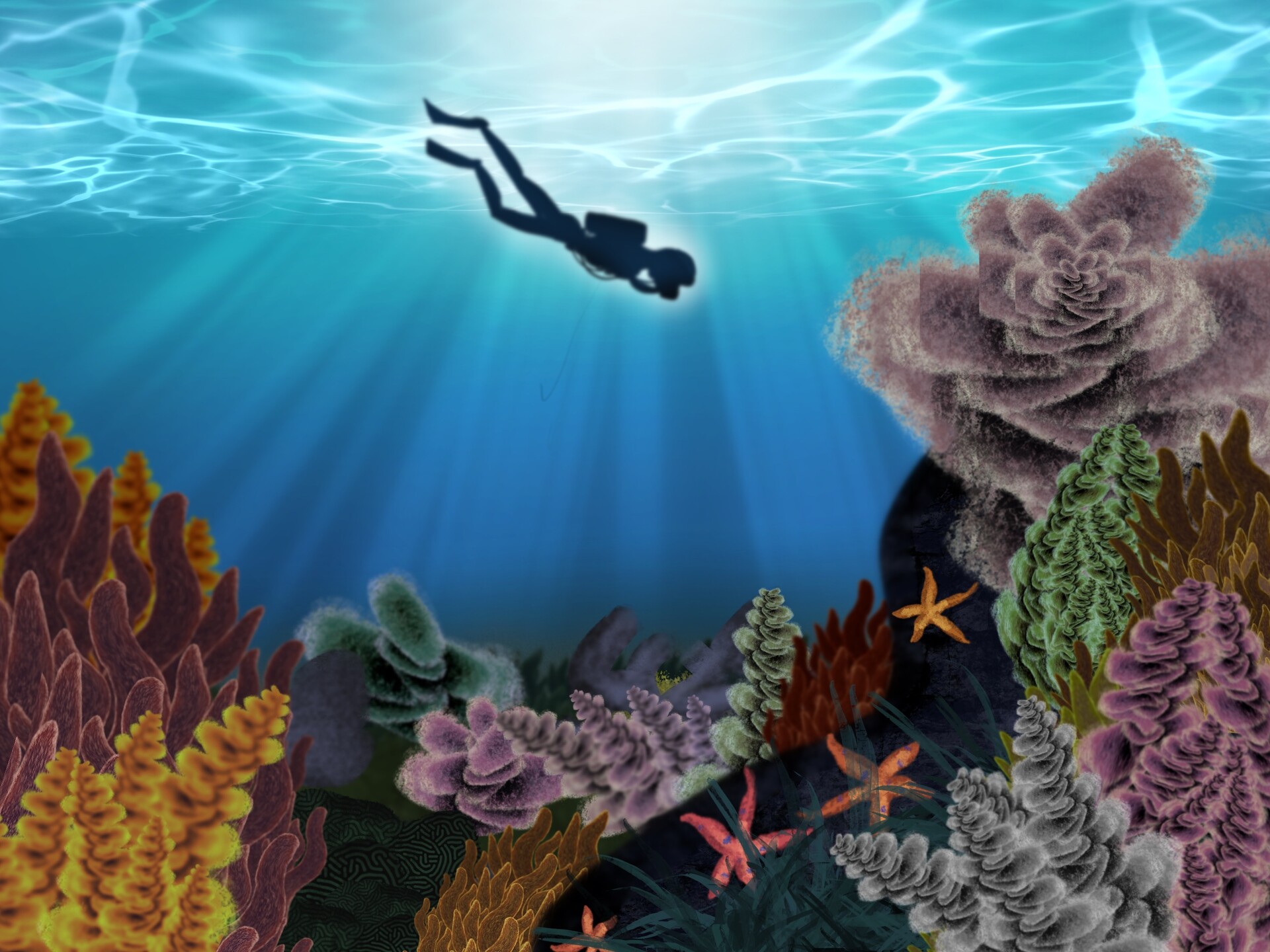 ArtStation - underwater_scene