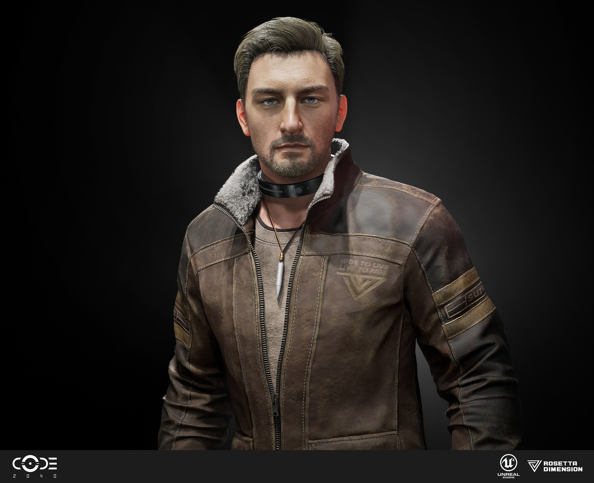 Hui-shan - CODE2040 / Leather jacket Style (皮革外套造型)