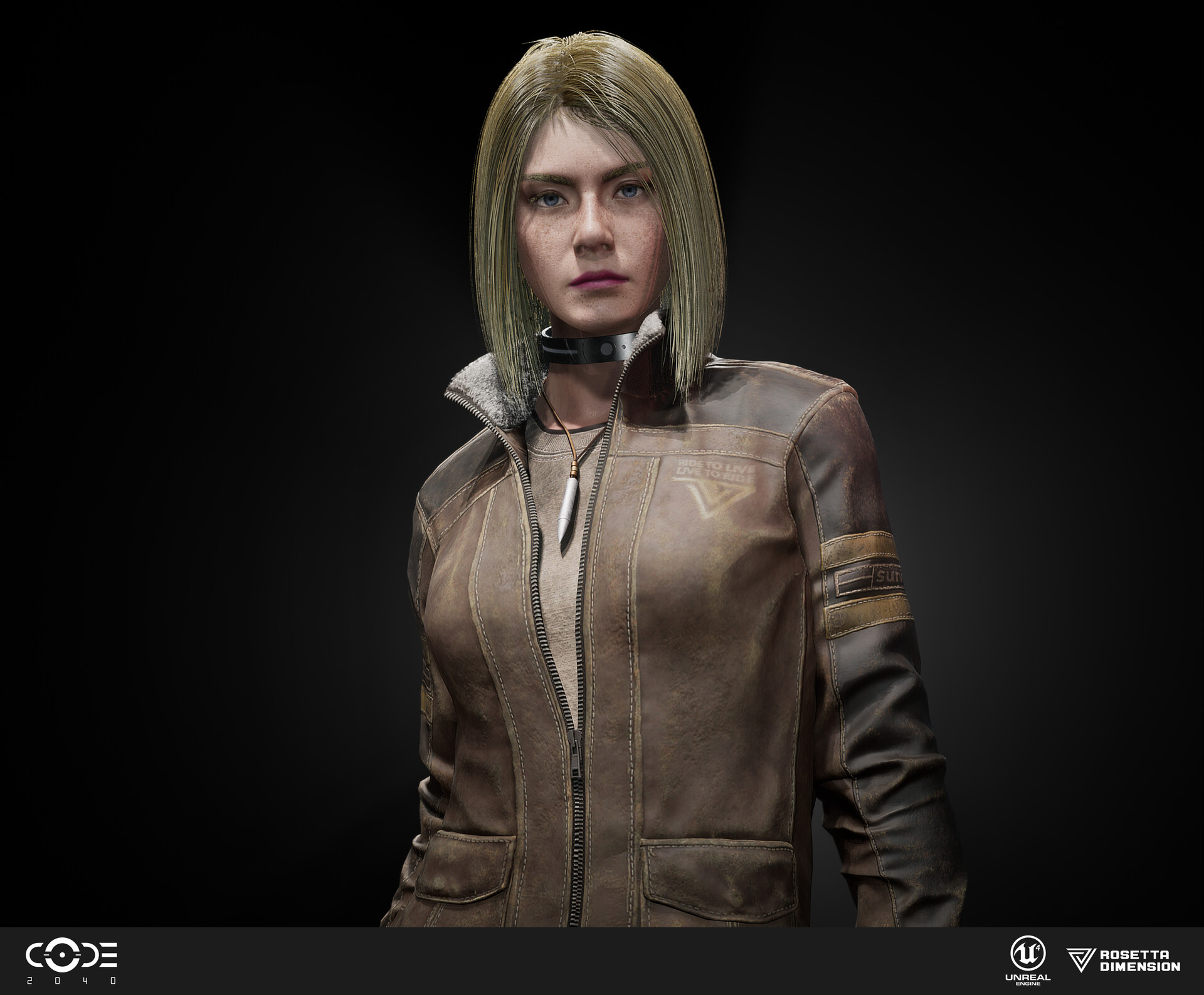 Hui-shan - CODE2040 / Leather jacket Style (皮革外套造型)