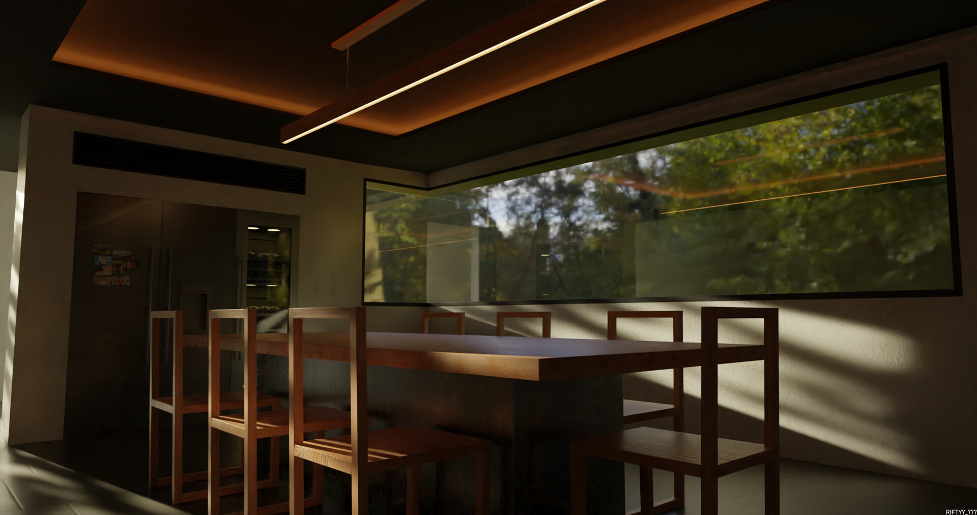 ArtStation - Dining Table From Parasite