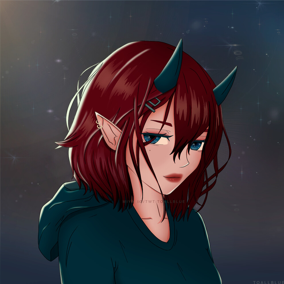 ArtStation - Demongirl OC Miya