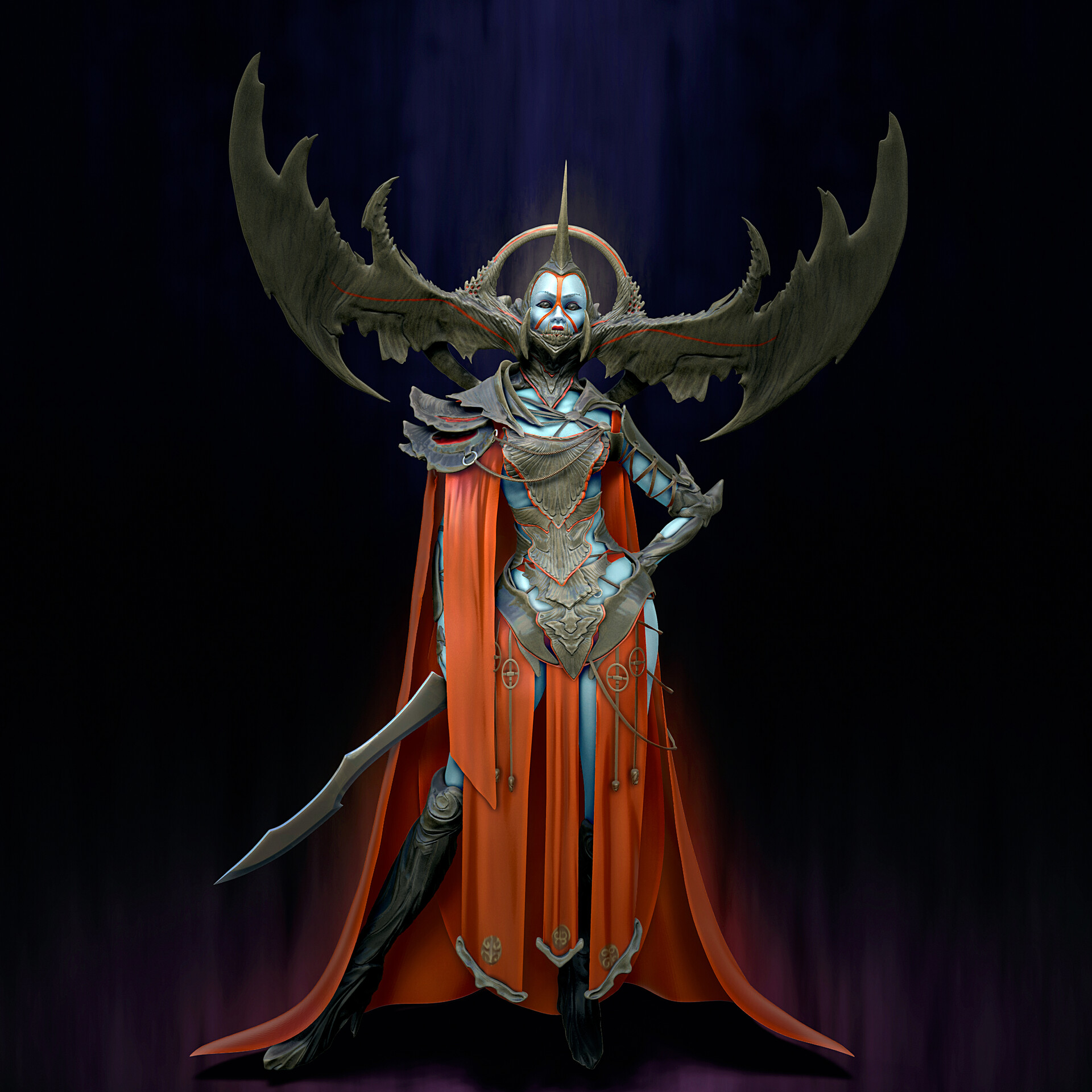 ArtStation - Demon Woman by Bjorn Hurri