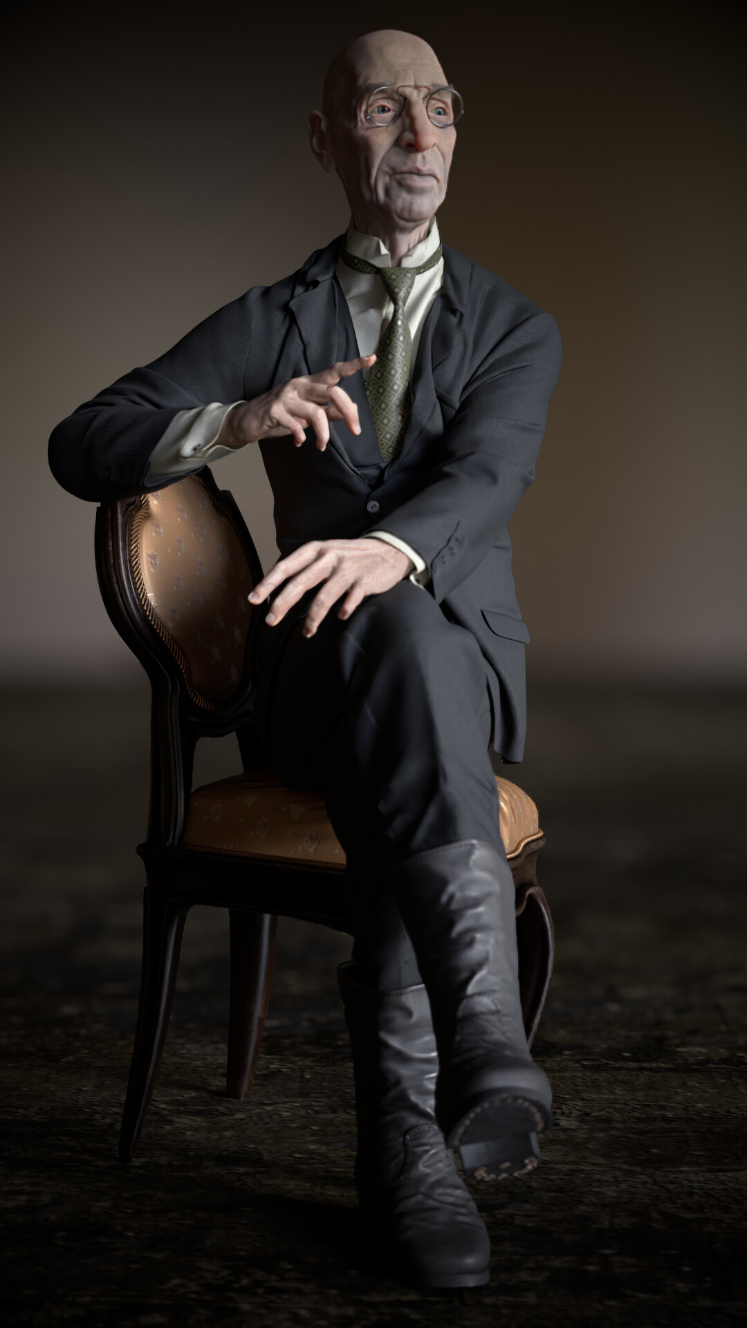 ArtStation - Who do you think this powerful old man is?