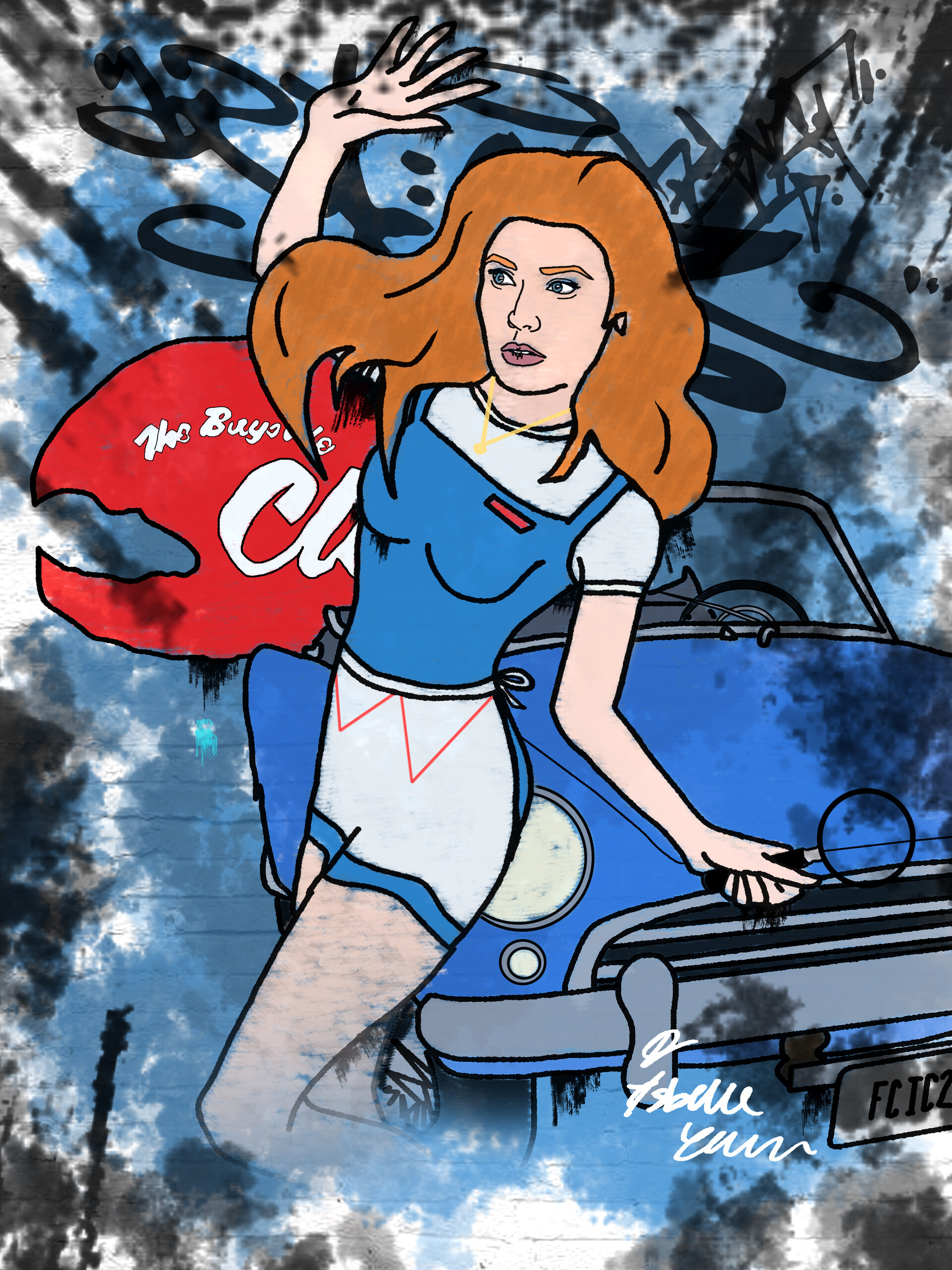 ArtStation - Nancy Drew Graffiti