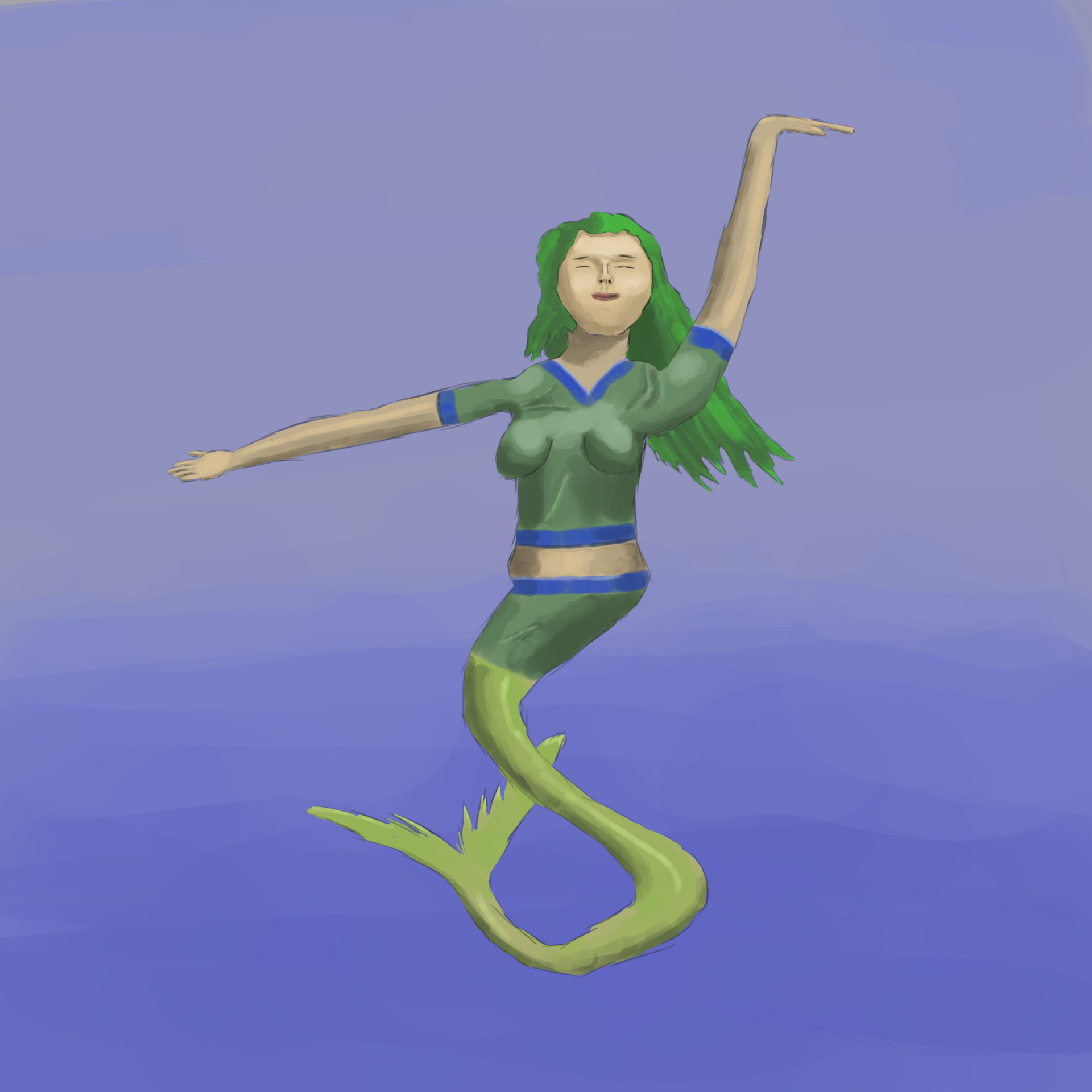 ArtStation - Dancing Mermaid