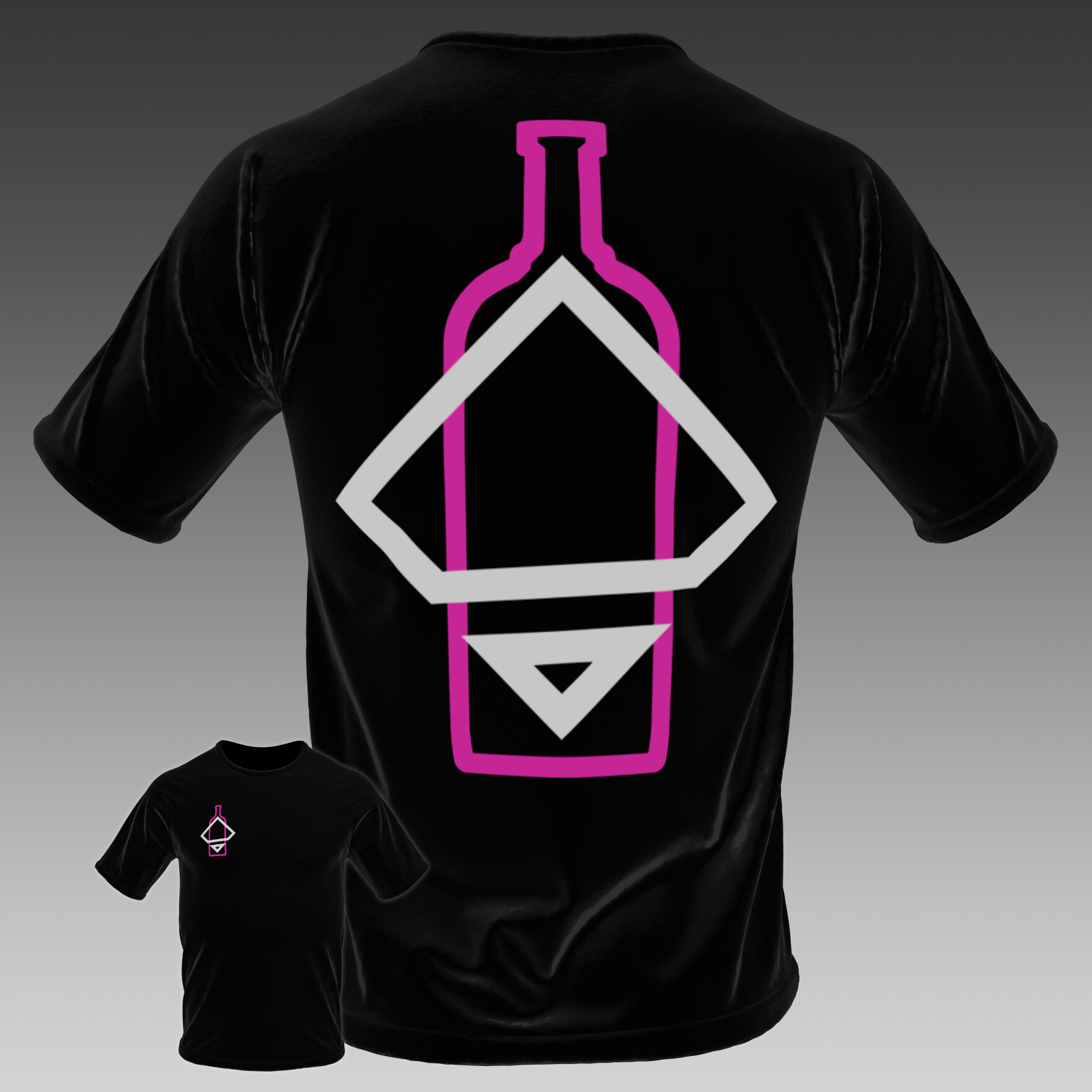 3Daizy - LOW POLY Absolut Vodka Merchandise in Sansar