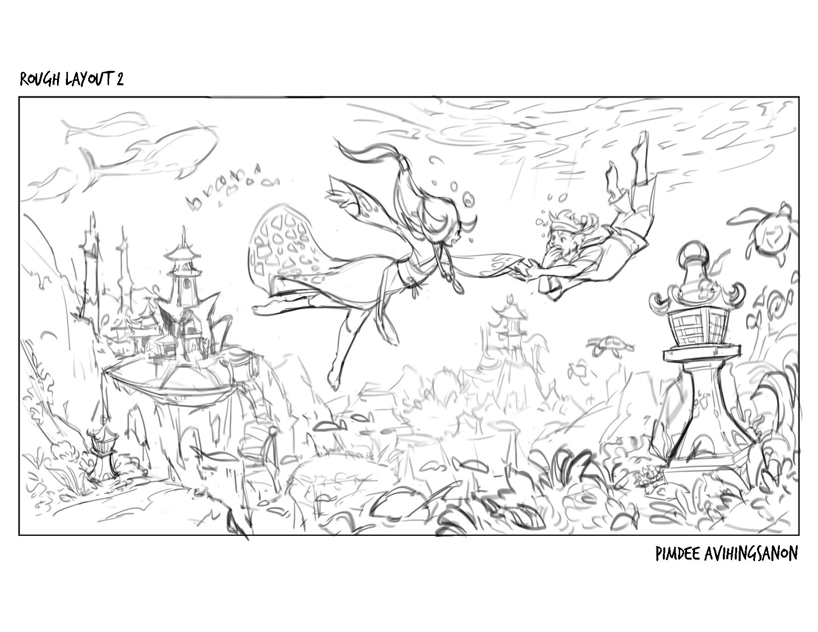 peter pan mermaid lagoon coloring page