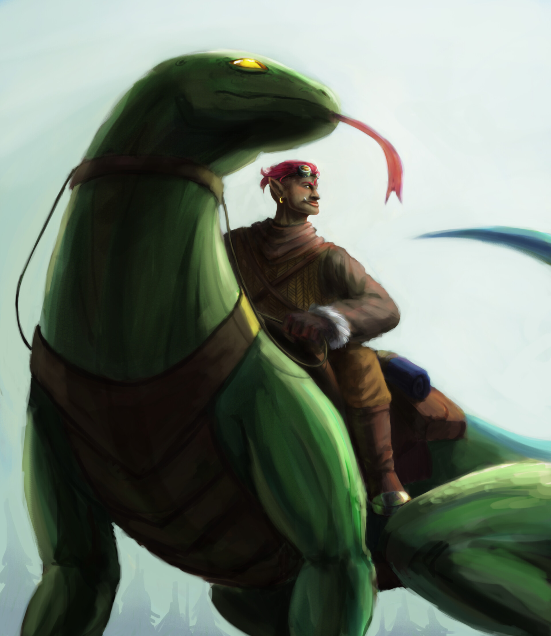 ArtStation - Crystal and Morren painting