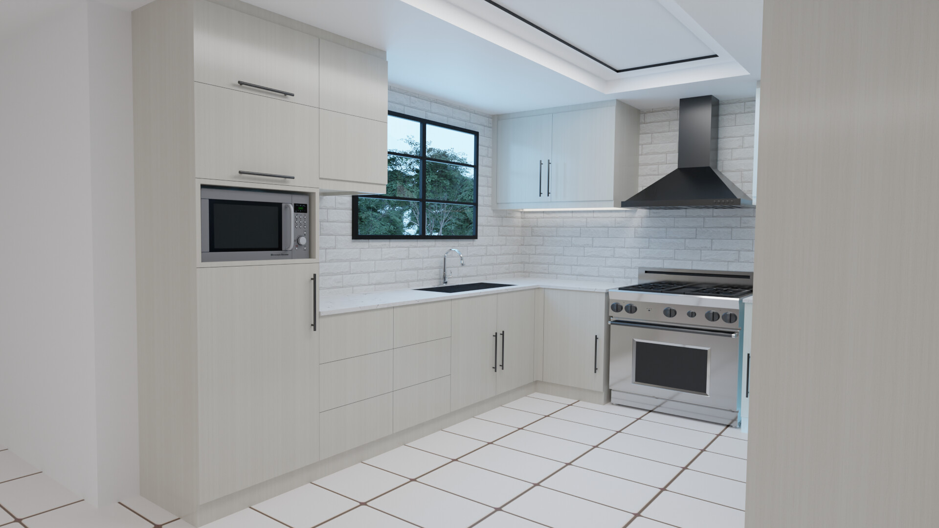 ArtStation - Modular Kitchen Cabinet