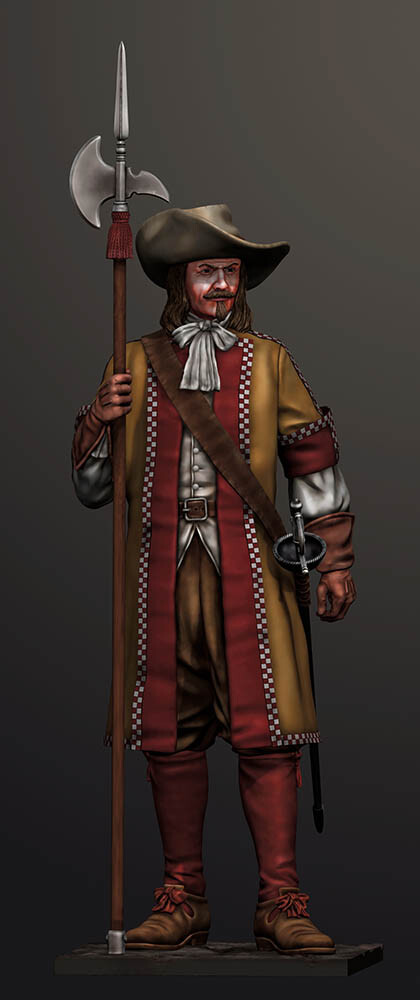 ArtStation - Sergeant of the King's Guard. Spain, reign of Carlos II ...