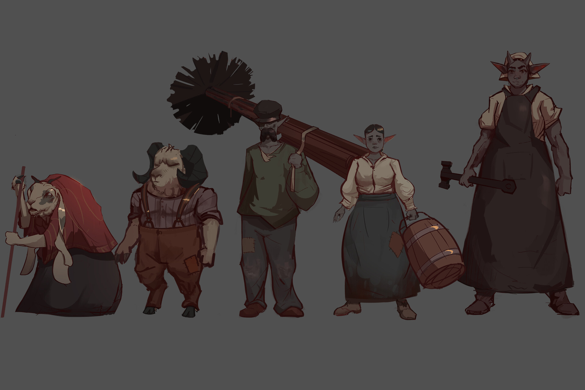 ArtStation - Misc "npc" characters