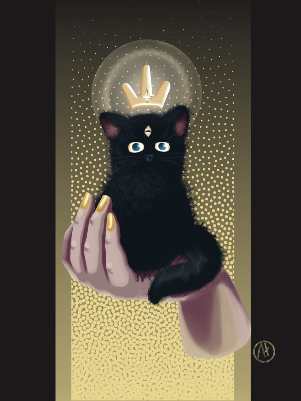 ArtStation - Wise kitten.