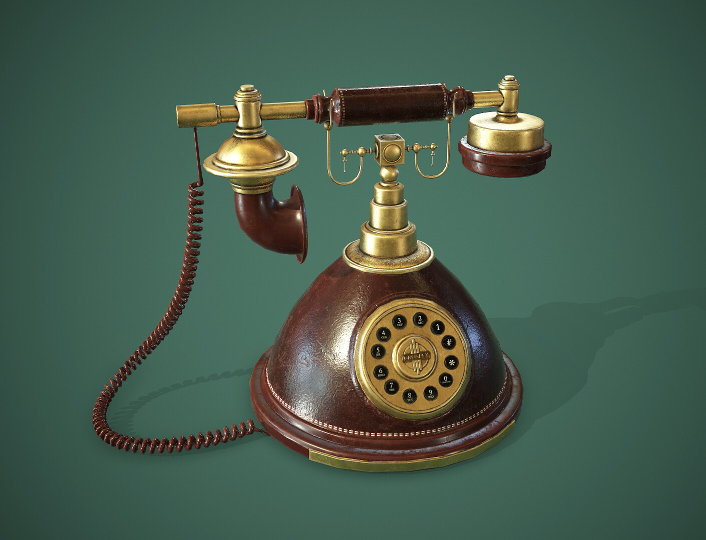 ArtStation - Antique phone