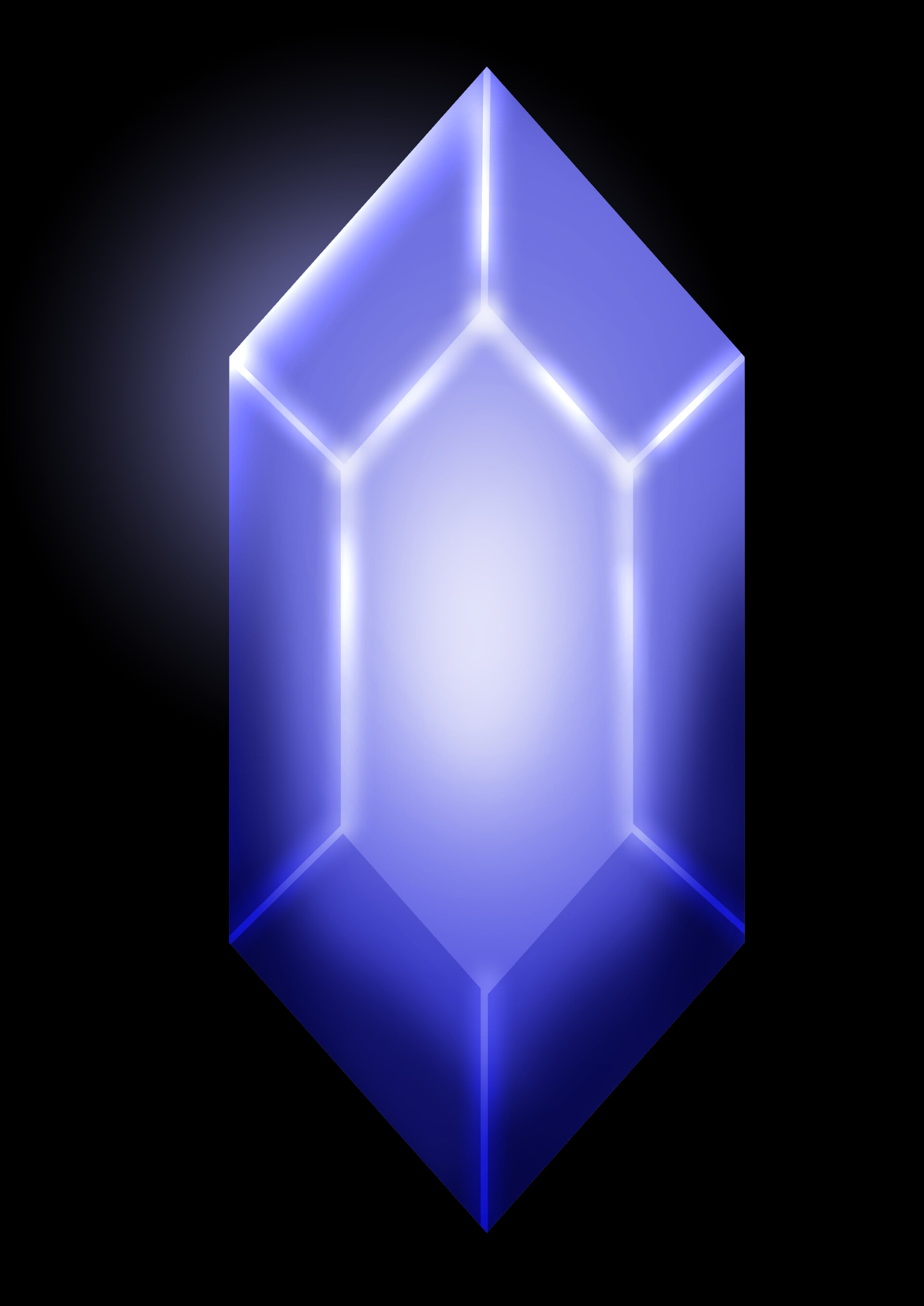 ArtStation - Glowing Rupee