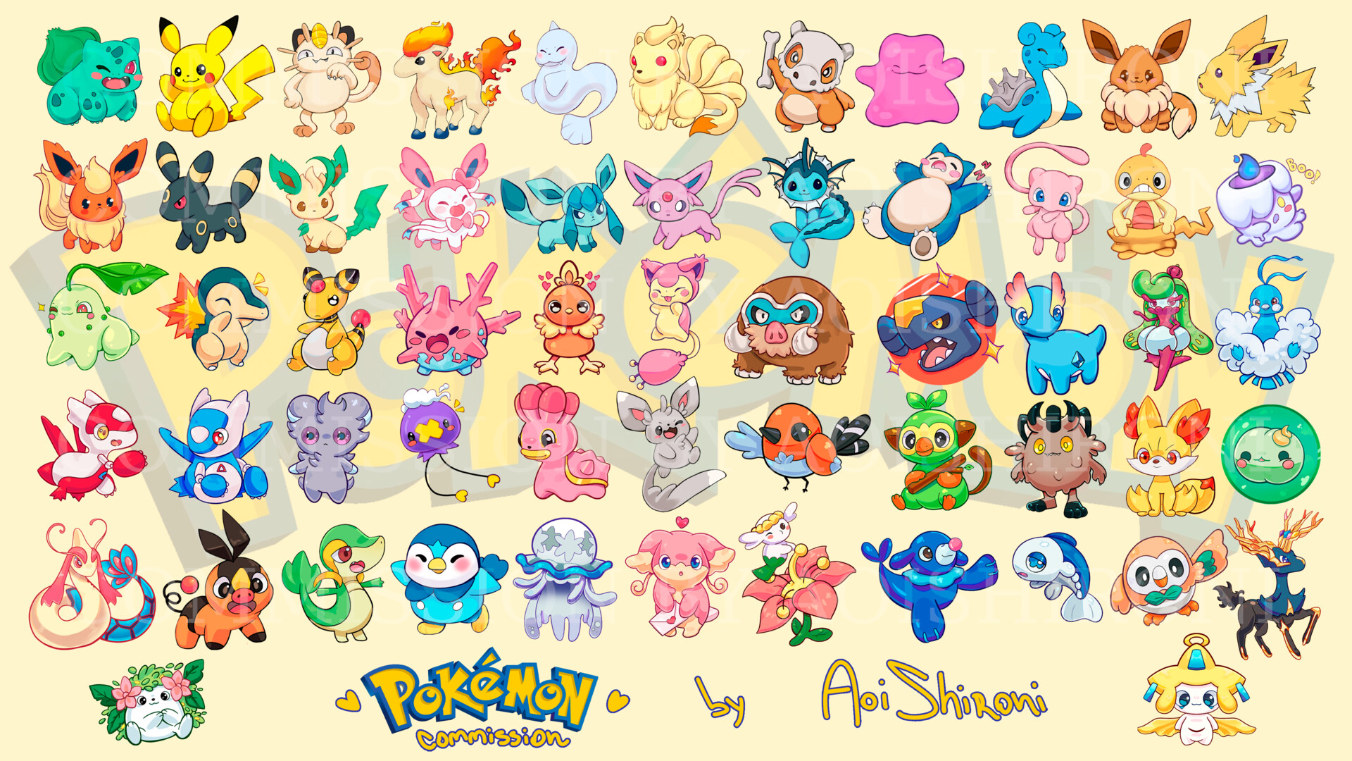 ArtStation - Pokémon Sticker - Commission