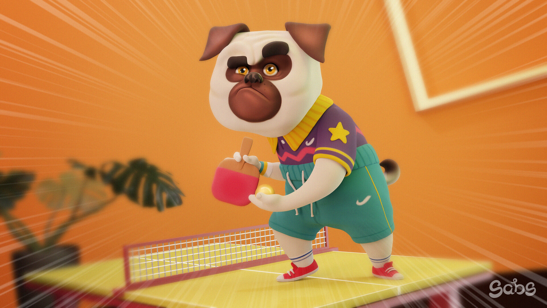 ArtStation - Ping Pong Pug