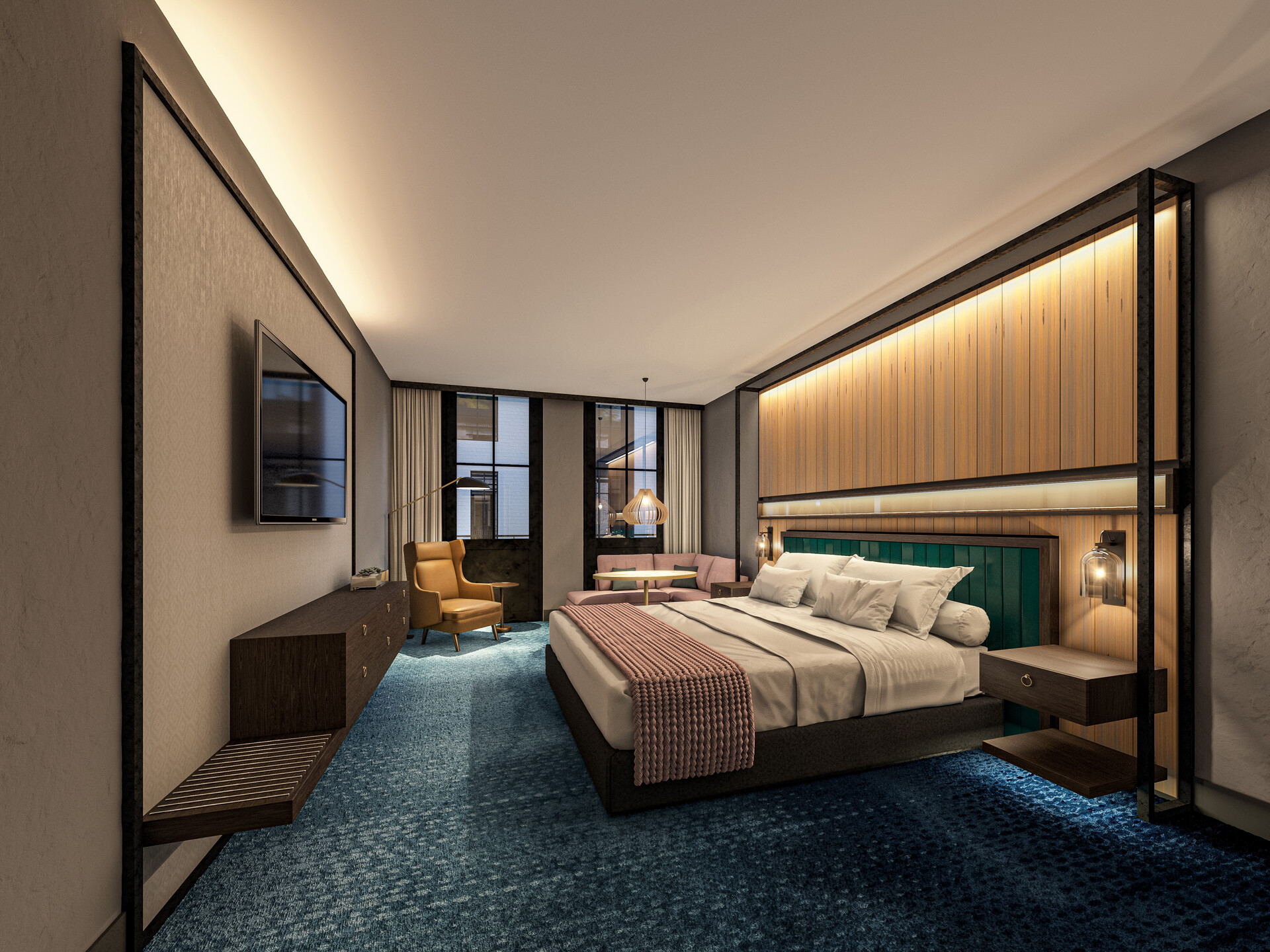 ArtStation - CGI Render- Hotel Interior