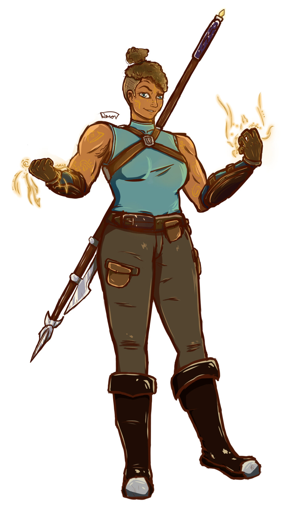 ArtStation - Ivena the Spellsmith