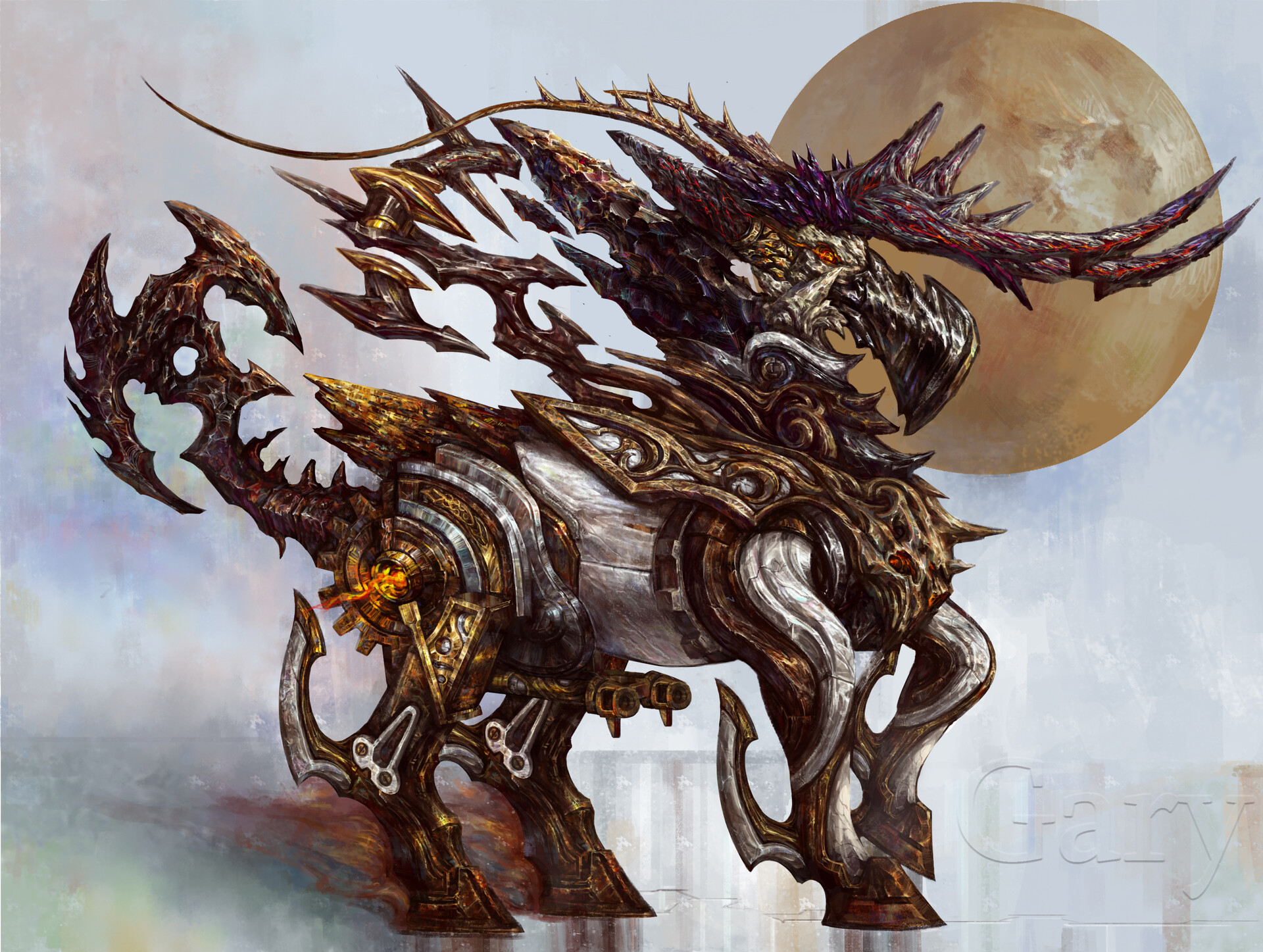 ArtStation - Chinese steampunk Kylin