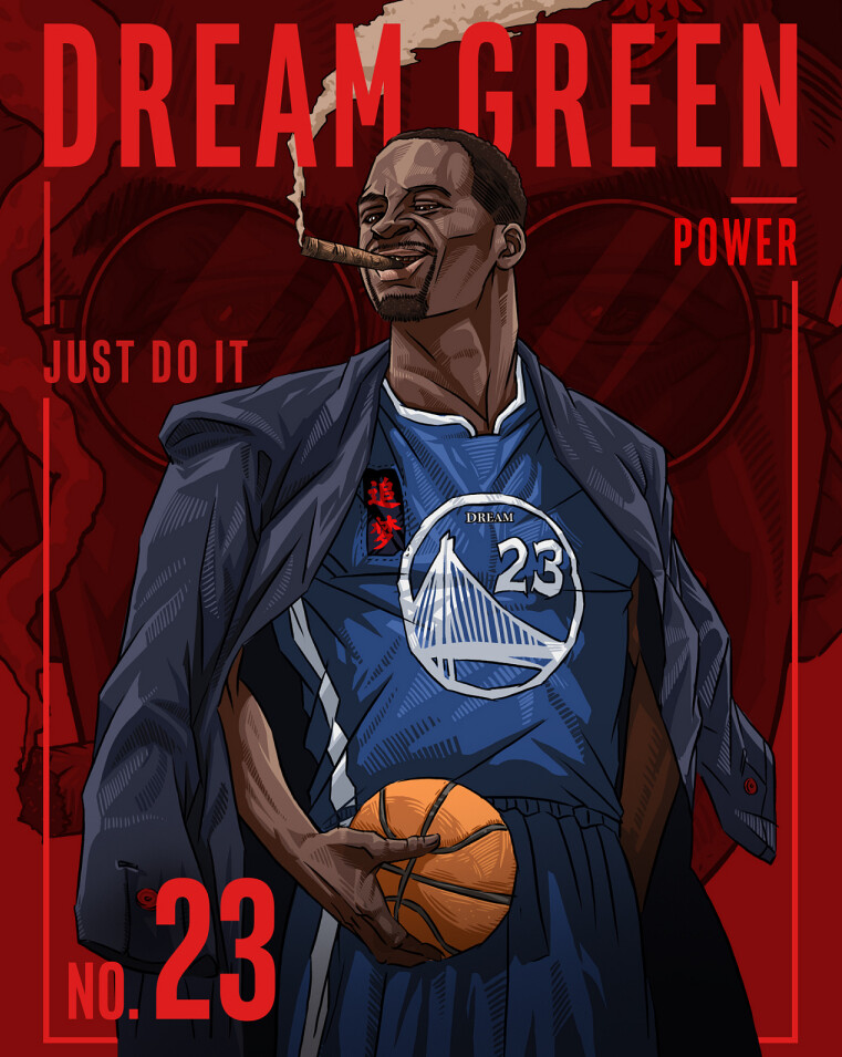 Wingfox workshop - Comic Art Style "NBA Players" Illustration Course