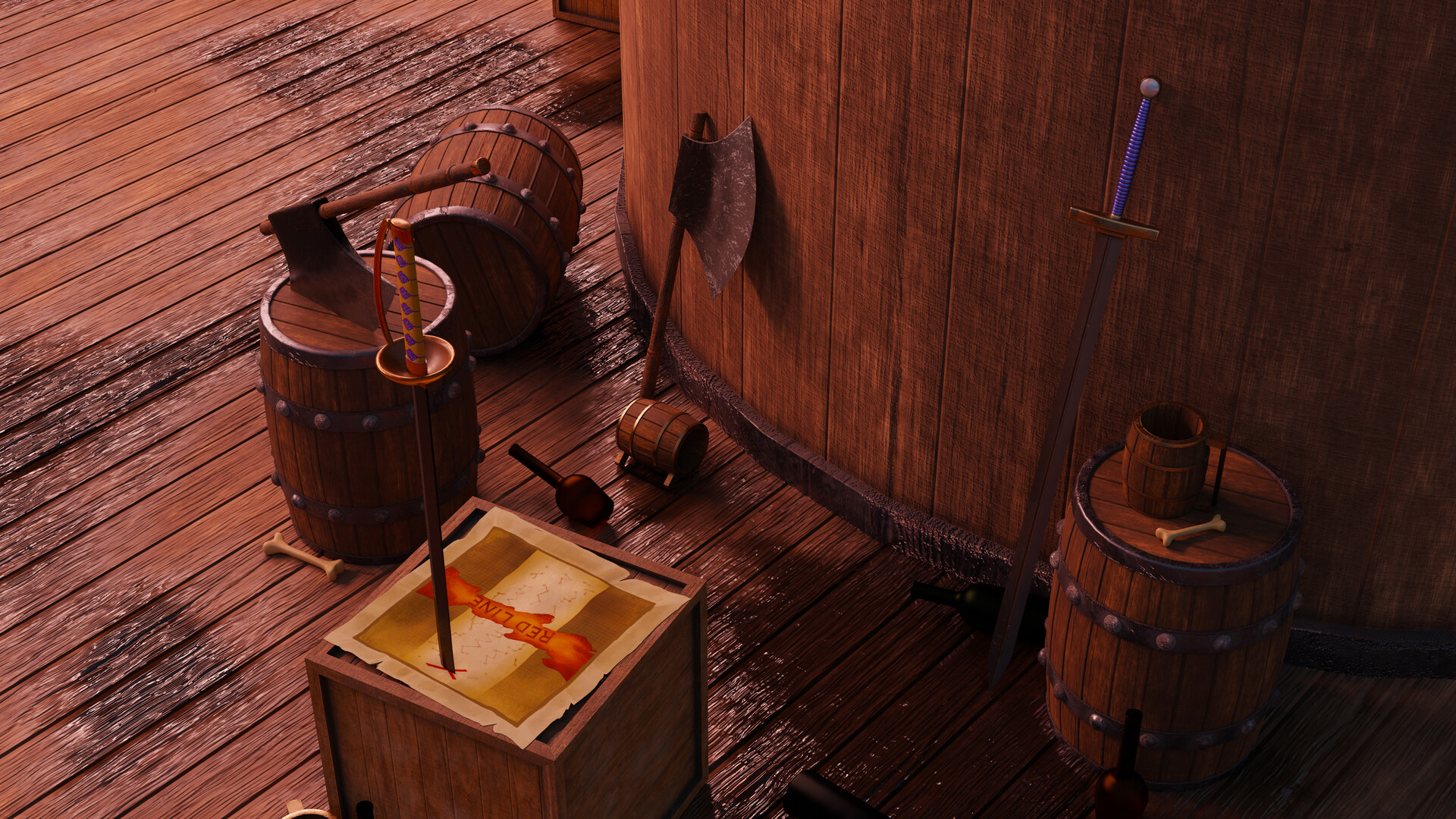 Josh Rai - The Roger Pirates Monster Trio - One Piece Fan Art