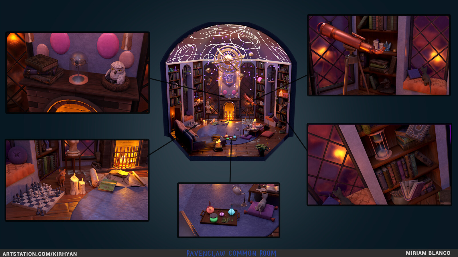 Miriam Blanco - Ravenclaw Common Room