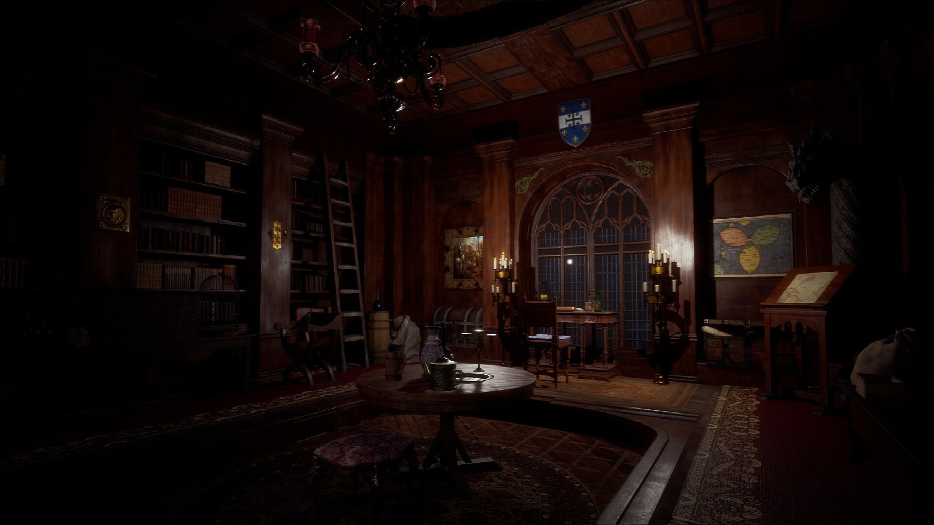 ArtStation - Medieval Mini Library