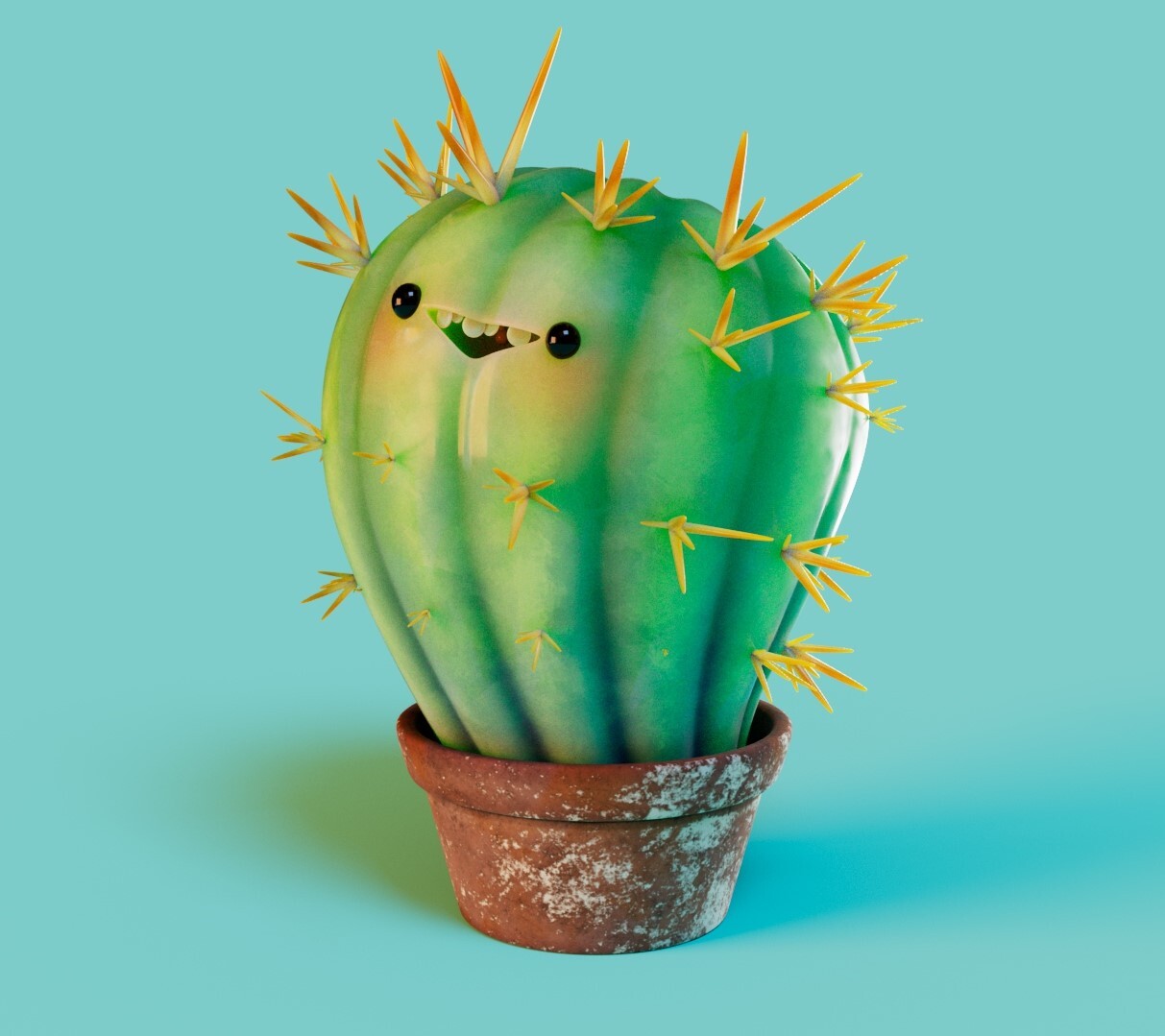 ArtStation - Don't pet the cactus