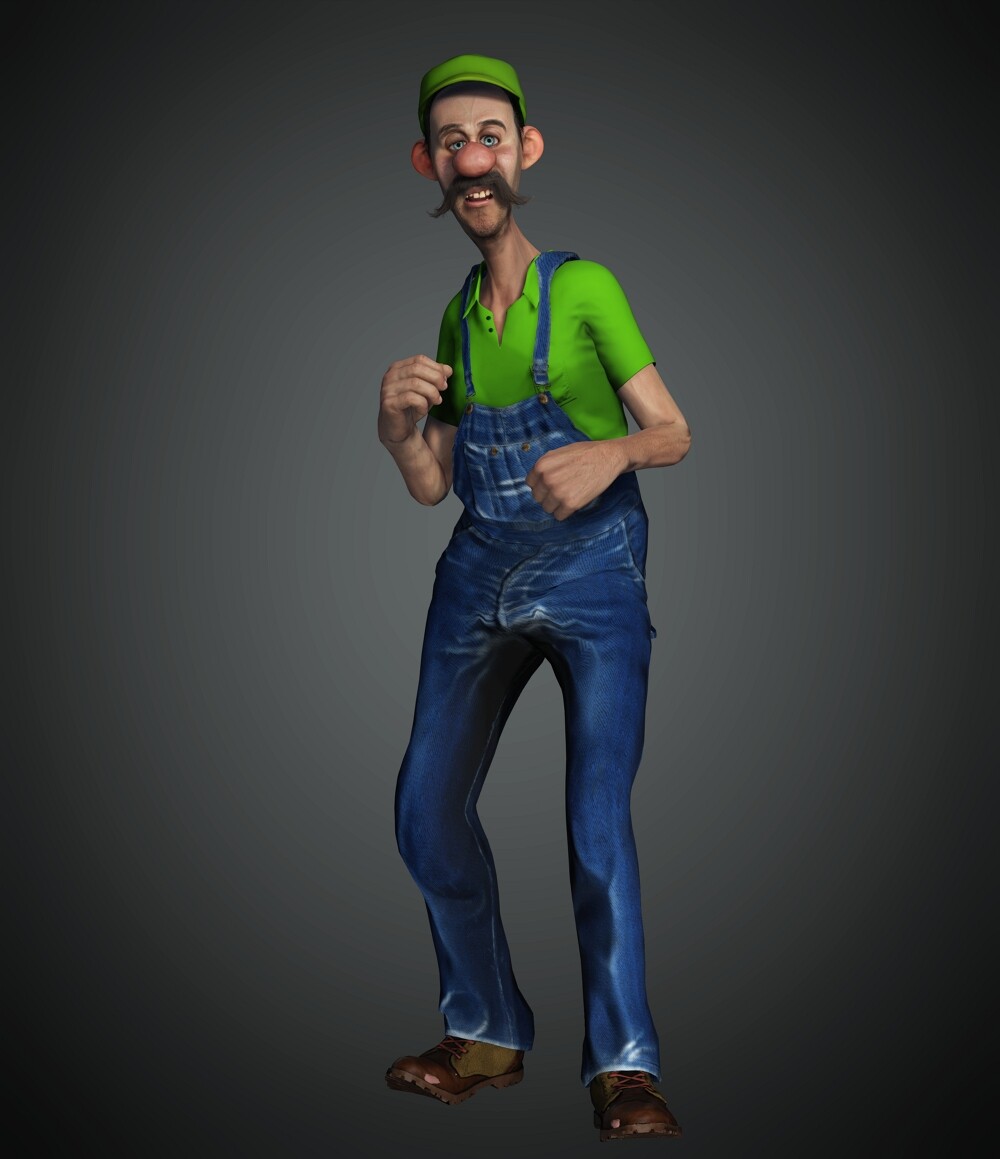 Peter Alexander - Mario and Luigi for Character Creator