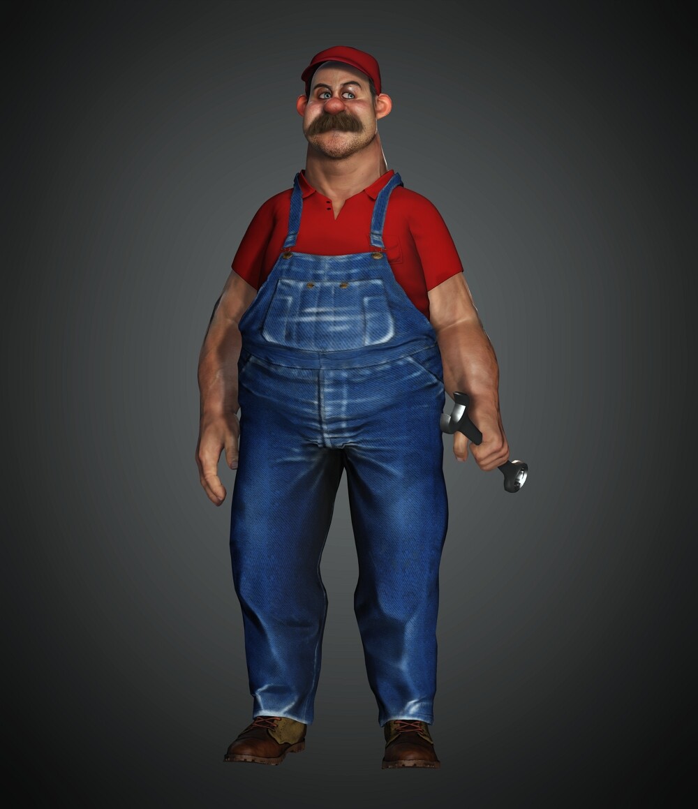 Peter Alexander - Mario and Luigi for Character Creator