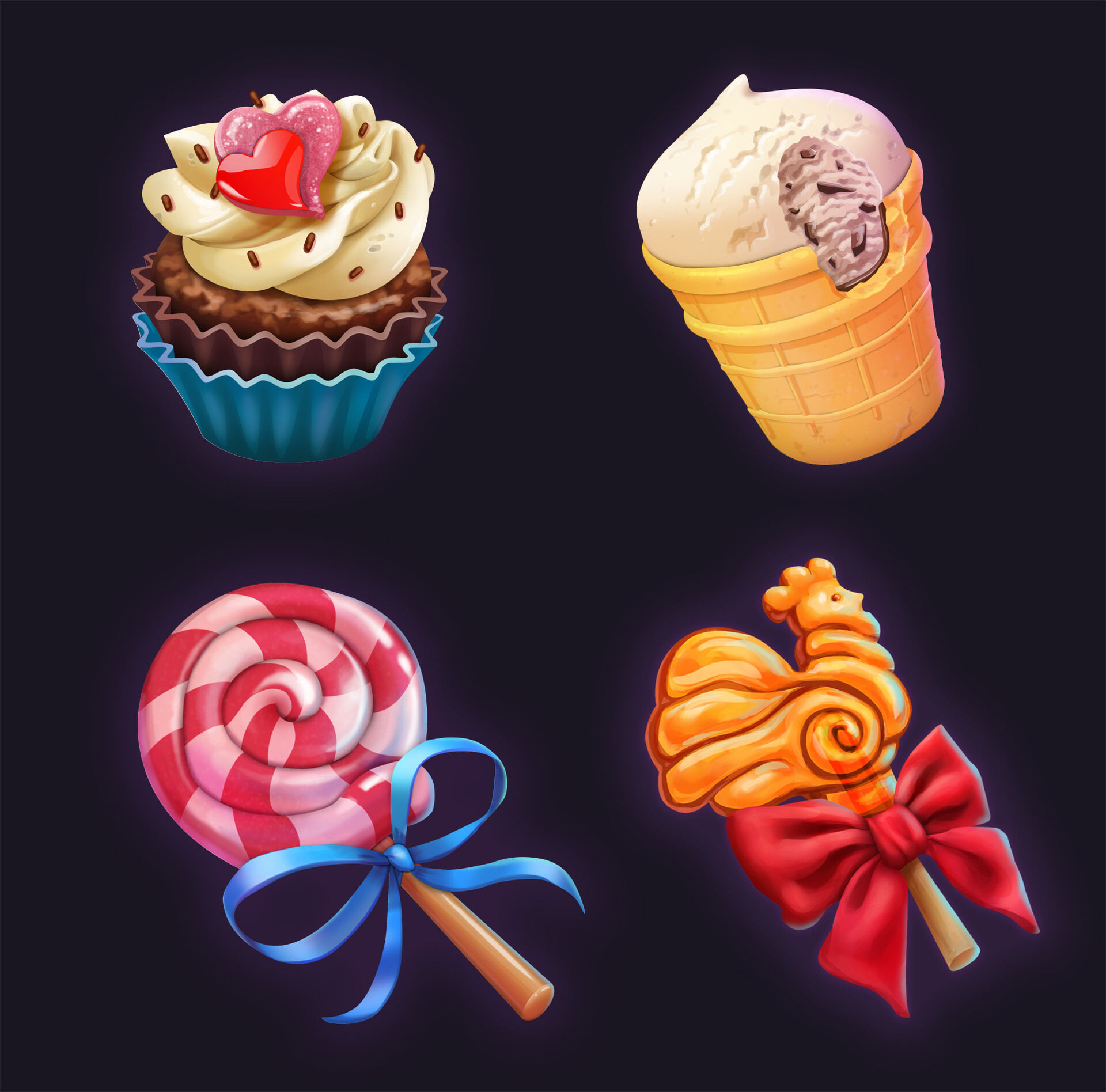 ArtStation - Candy game icon set