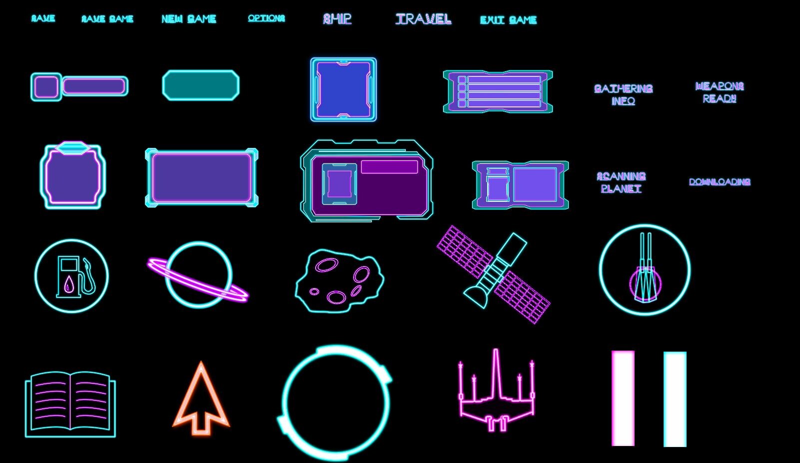 ArtStation - 2D space game