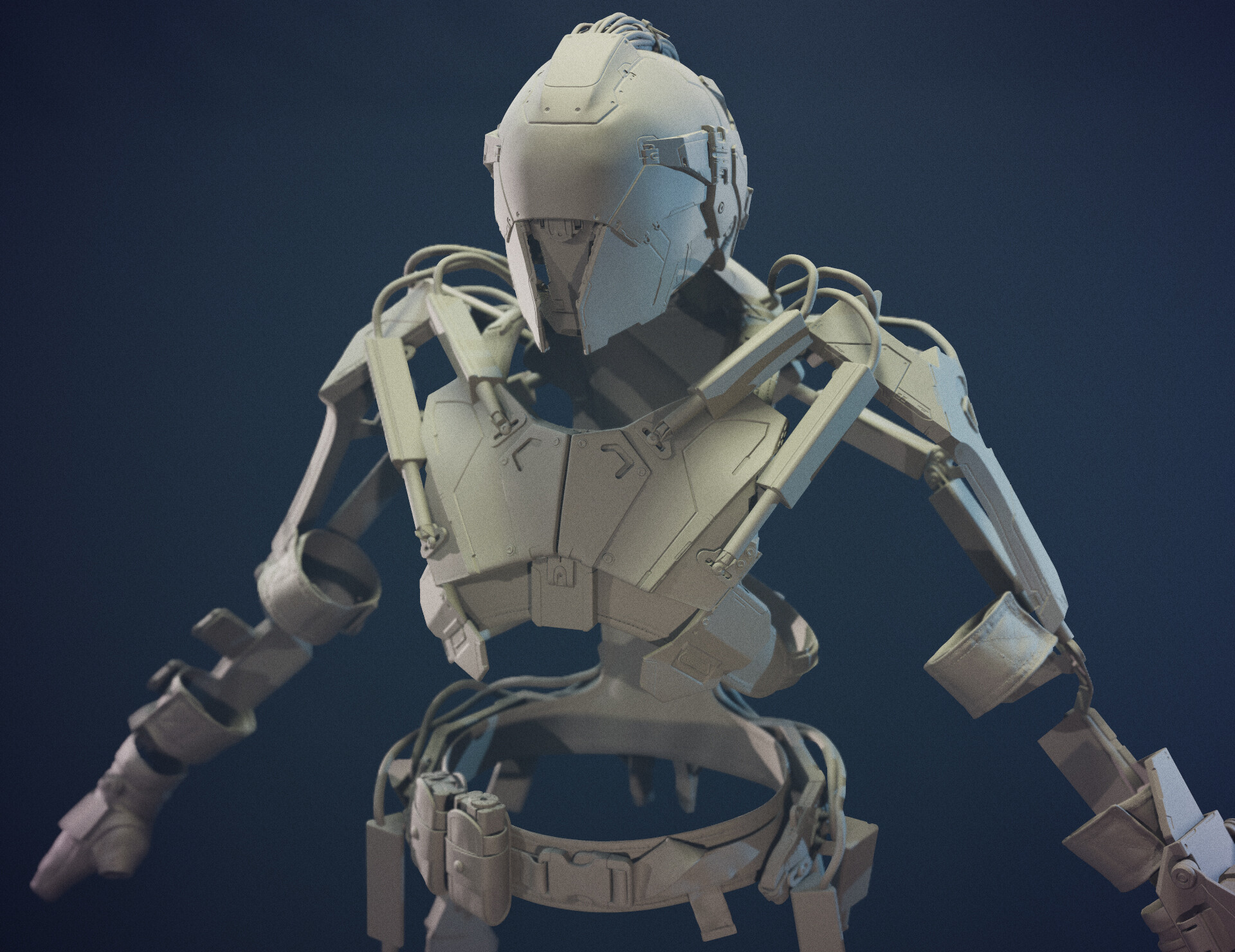 Raphael Boyon - Sci-fi Exoskeleton (2018)