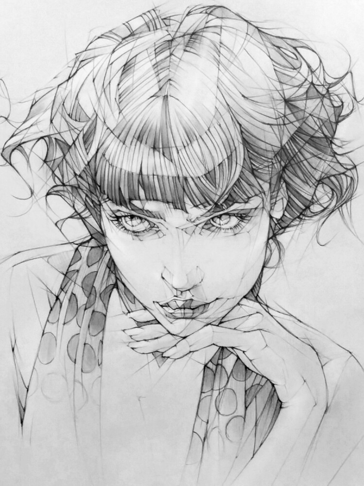ArtStation - pencil drawing portrait Toh-Yasu藤保 #137